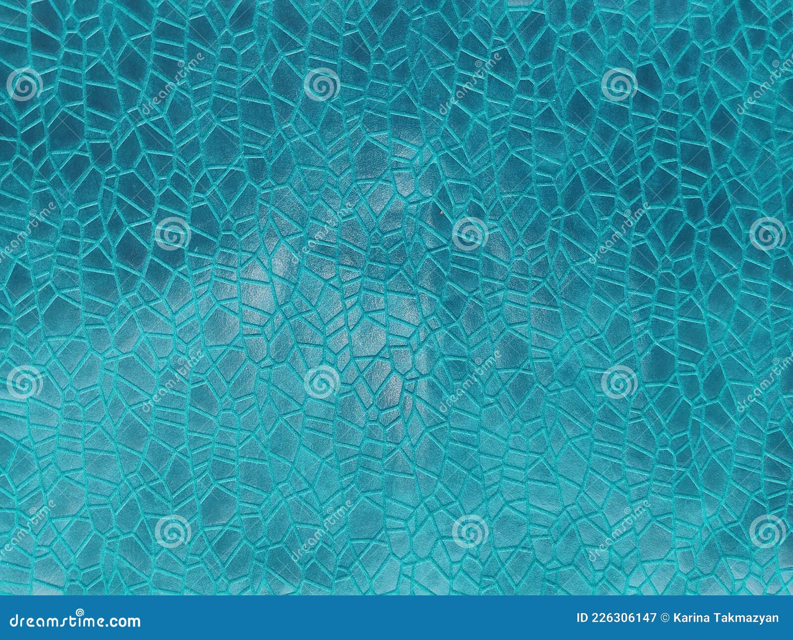 Turquoise Background with Geometric Patterns Stock Image - Image of ...