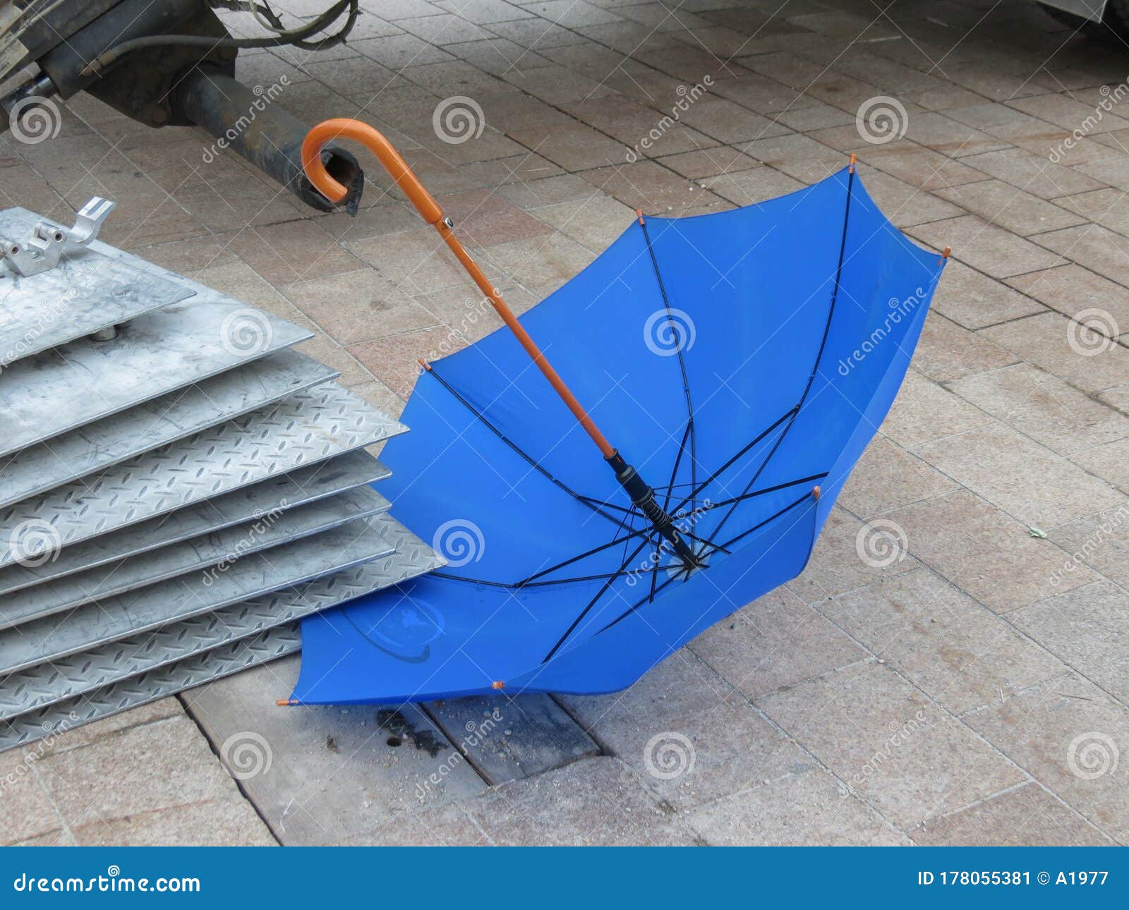 Light blue umbrella stock image. Image of light, handle - 178055381