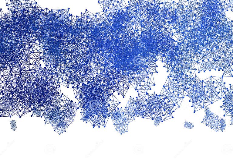 Light BLUE Vector Background with Forms of Artificial Intelligence ...