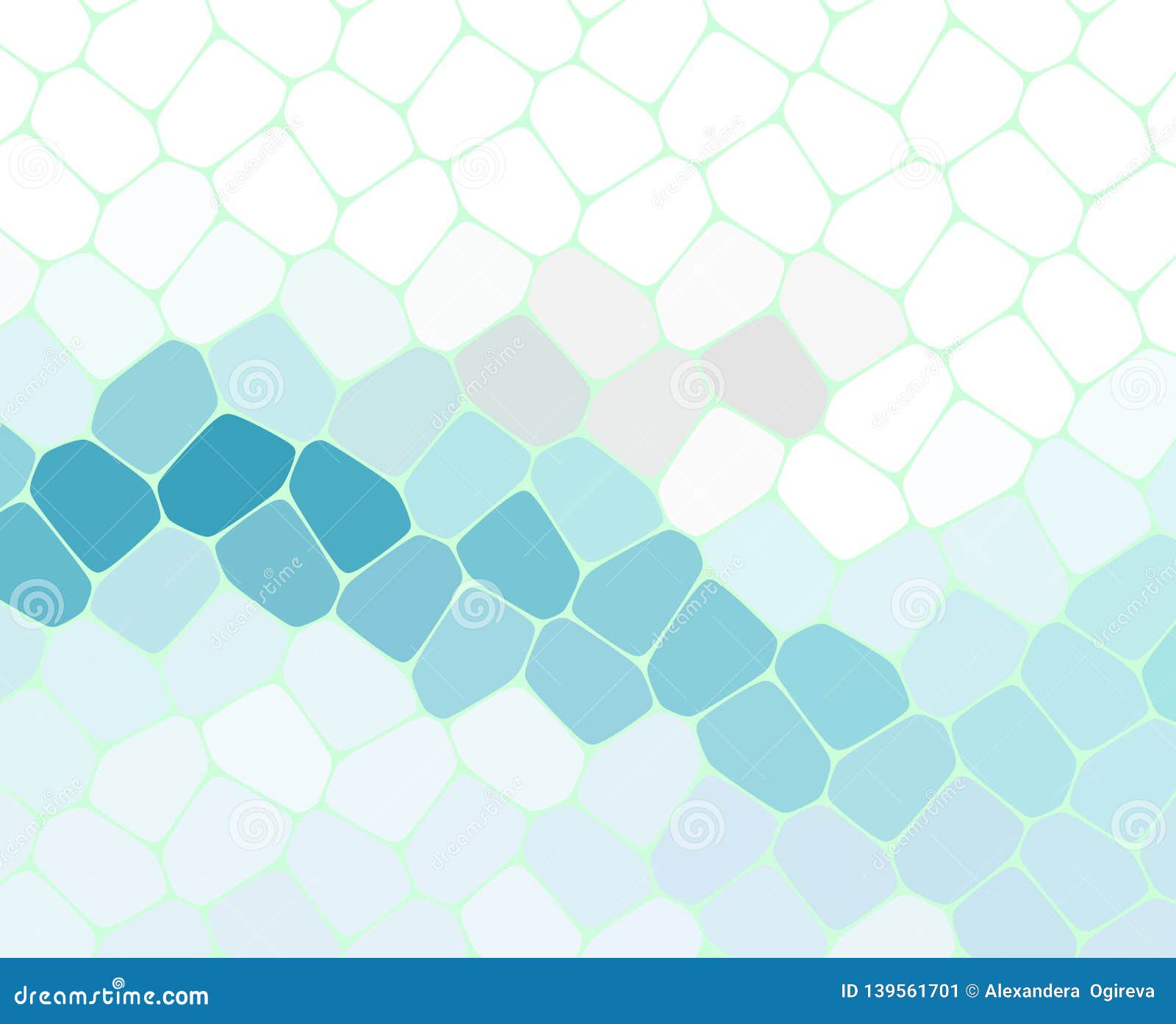 Light BLUE Vector Background with Rectangles. Rectangles on Abstract ...