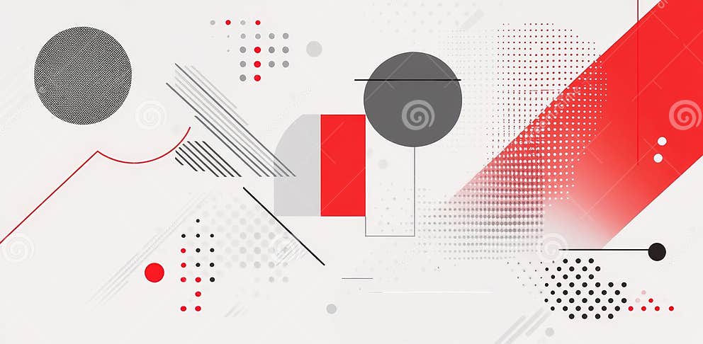 A Light Blue and White Geometric Background with a Stylish High-tech ...