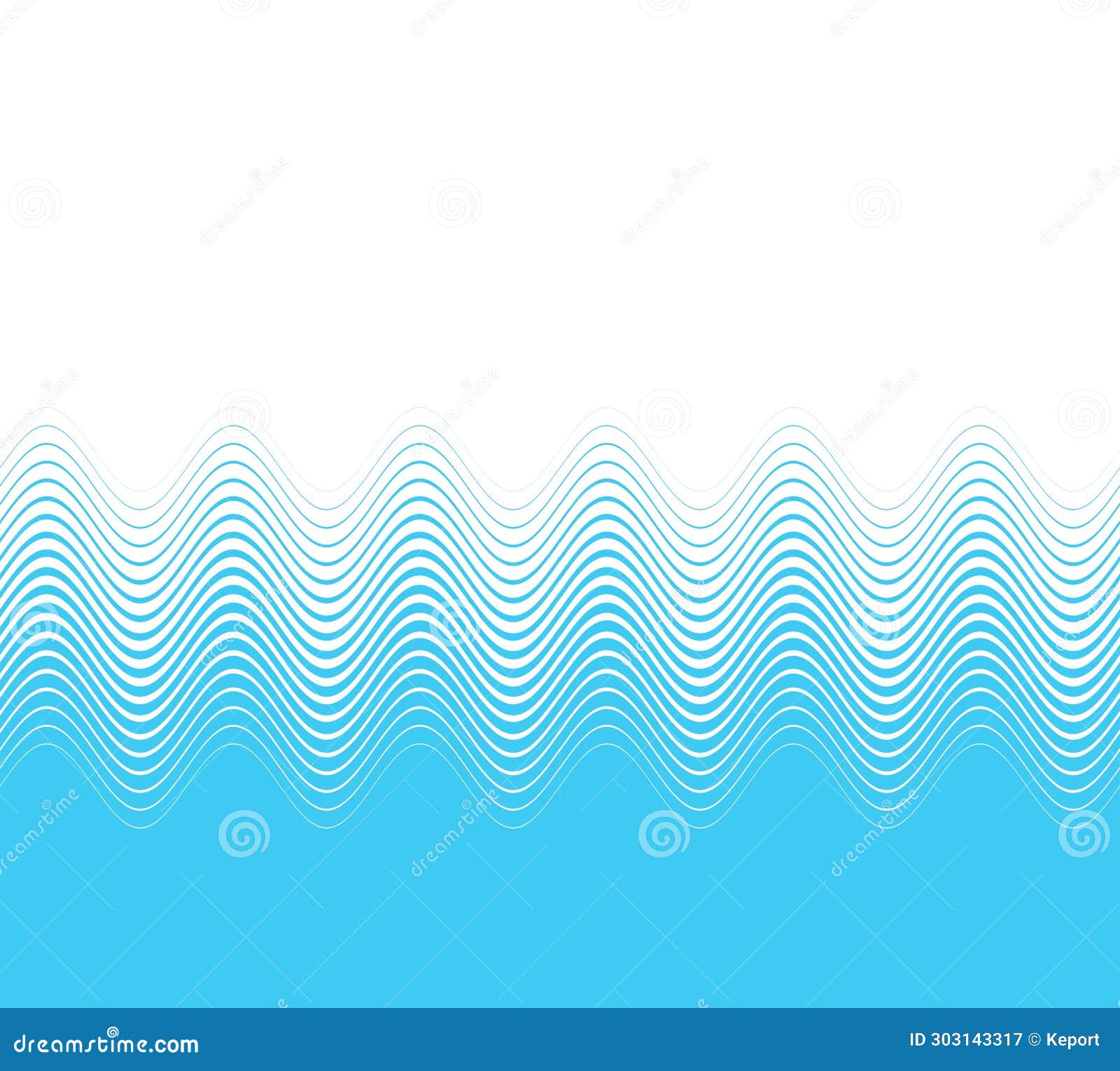 Light Blue and White Gradient Dotted Banner with Wave Stock ...