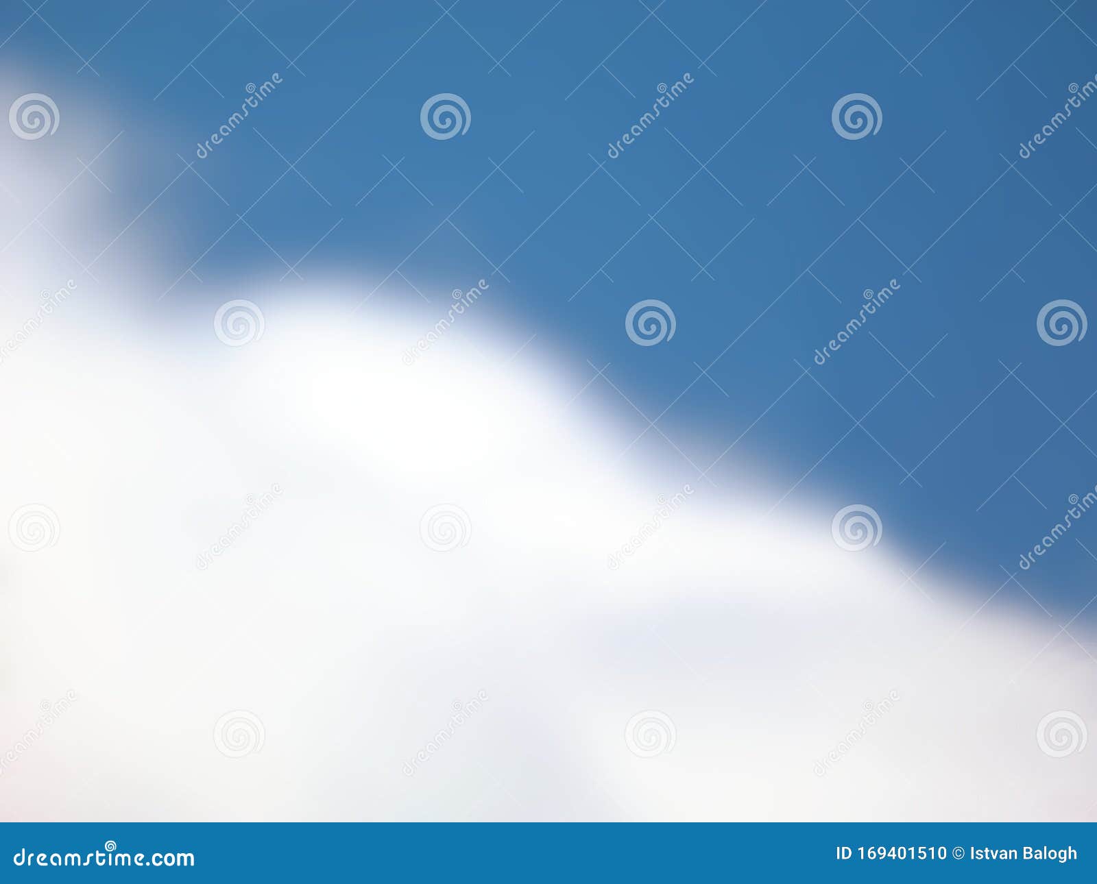 Light Blue and Fluffy White Smooth, Soft Sky Background Stock Photo ...