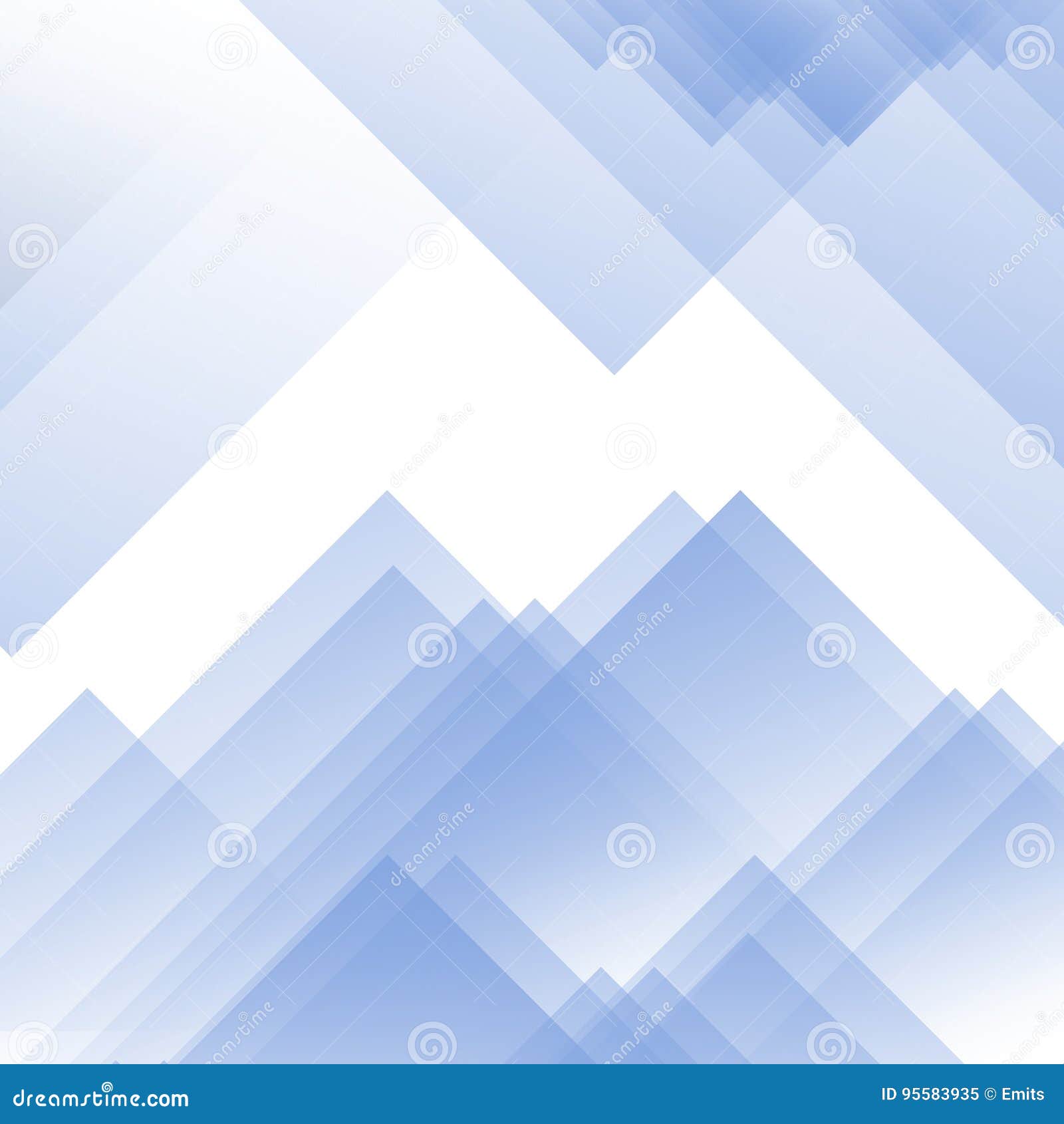 Light Blue and White Triangular Prism Effect Background with Glass ...