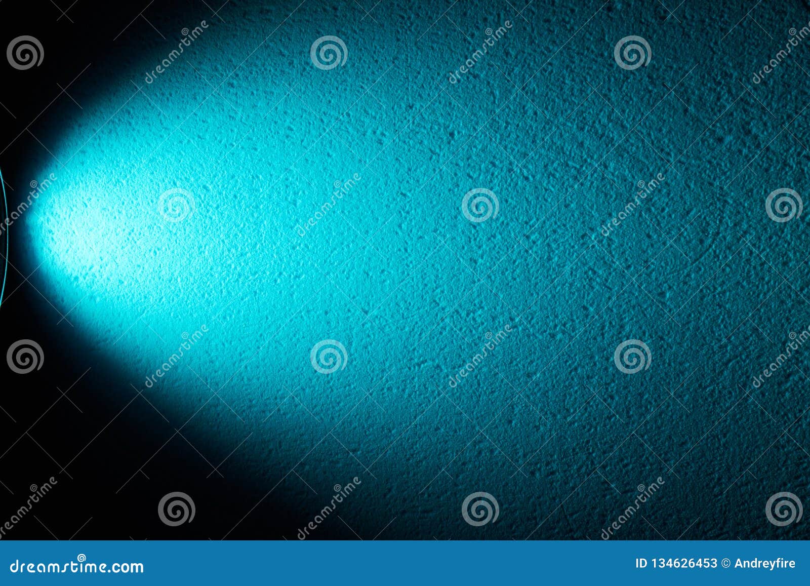 Light Blue Wide Beam of Light on a Black Background Stock Image - Image ...