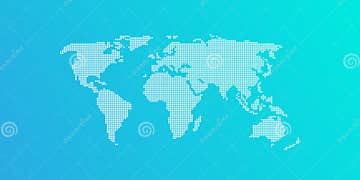 Light blue world map stock vector. Illustration of global - 67860524