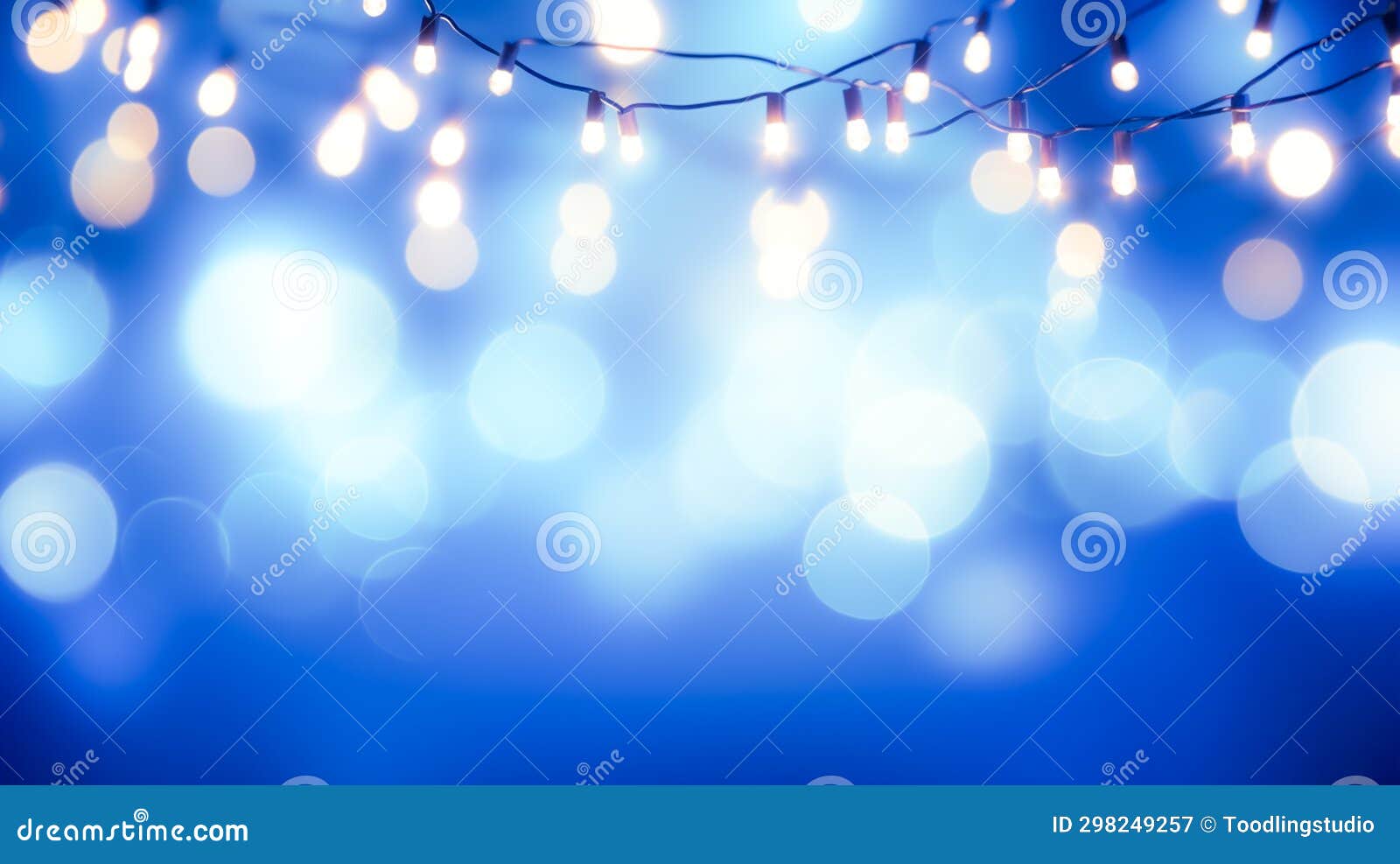 Light Blur Bokeh, Blue Blur Bokeh during the Christmas and New Year ...