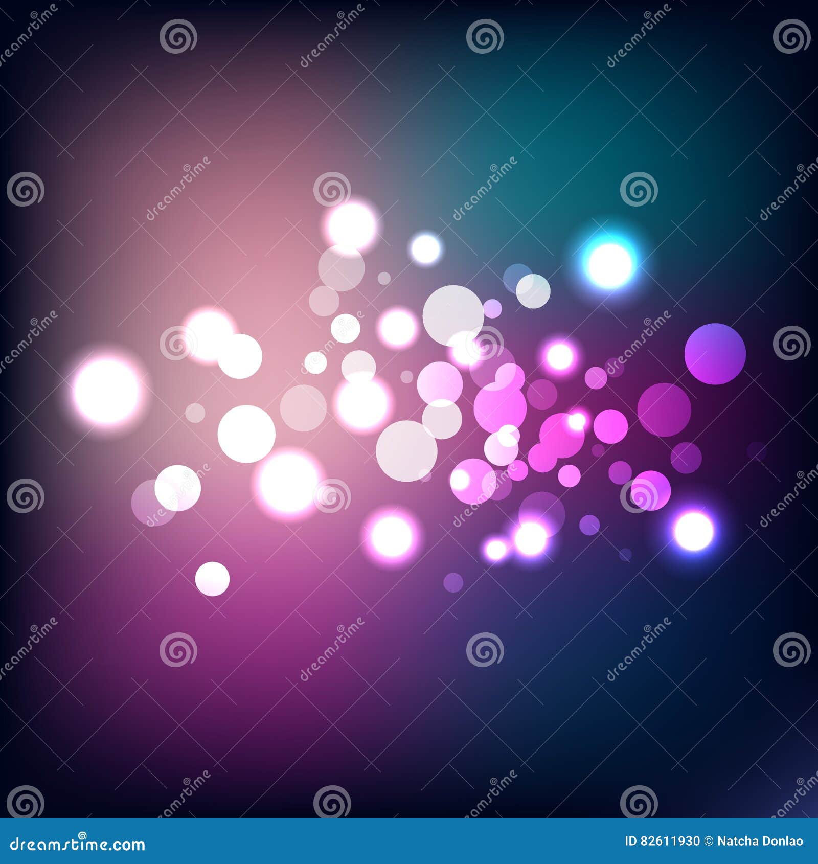 Light Bokeh Abstract Background Stock Illustration - Illustration of ...