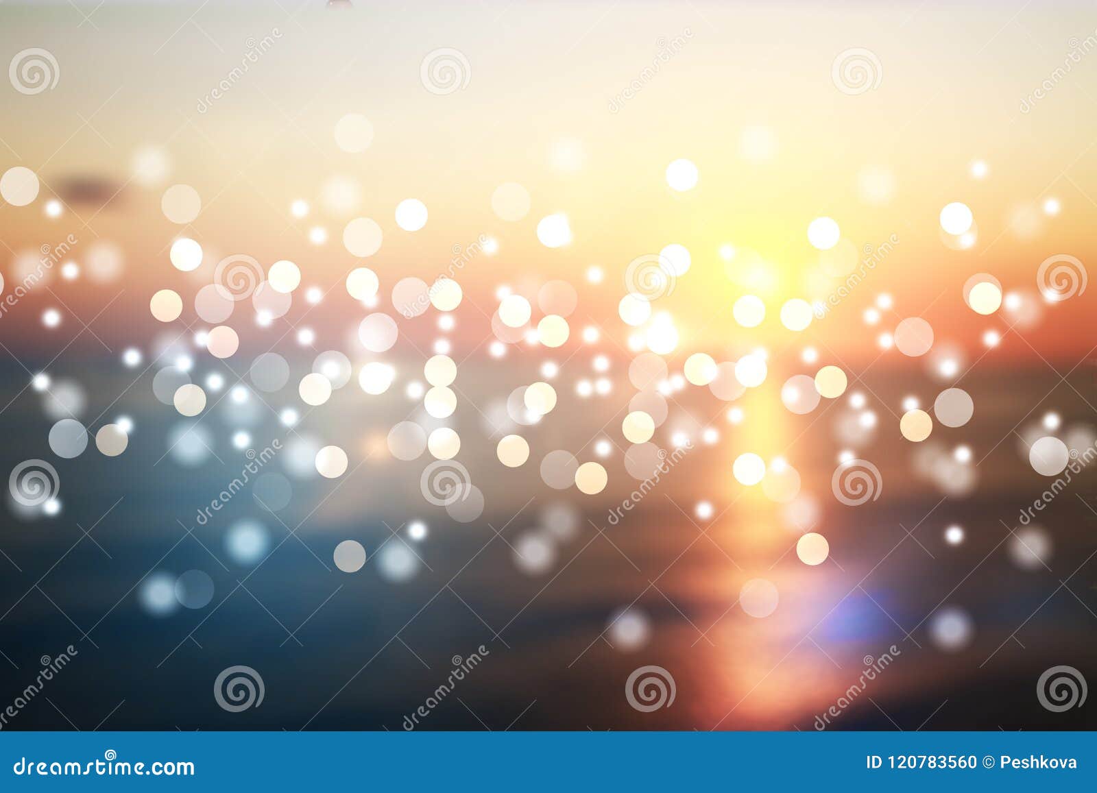 Light Bokeh Bubbles Background Stock Illustration - Illustration of ...