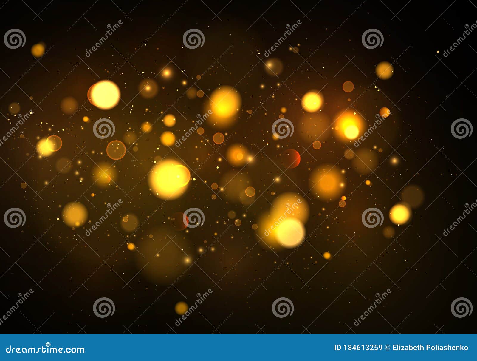 Light bokeh effect stock vector. Illustration of design - 184613259