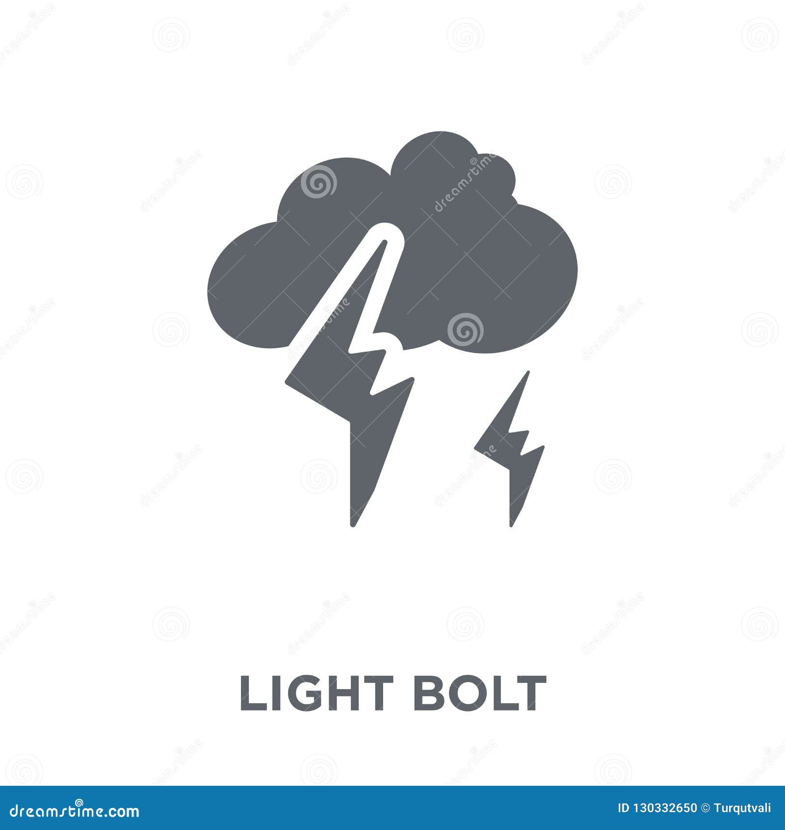 Light Bolt Icon Vector Isolated On White Background, Light Bolt ...