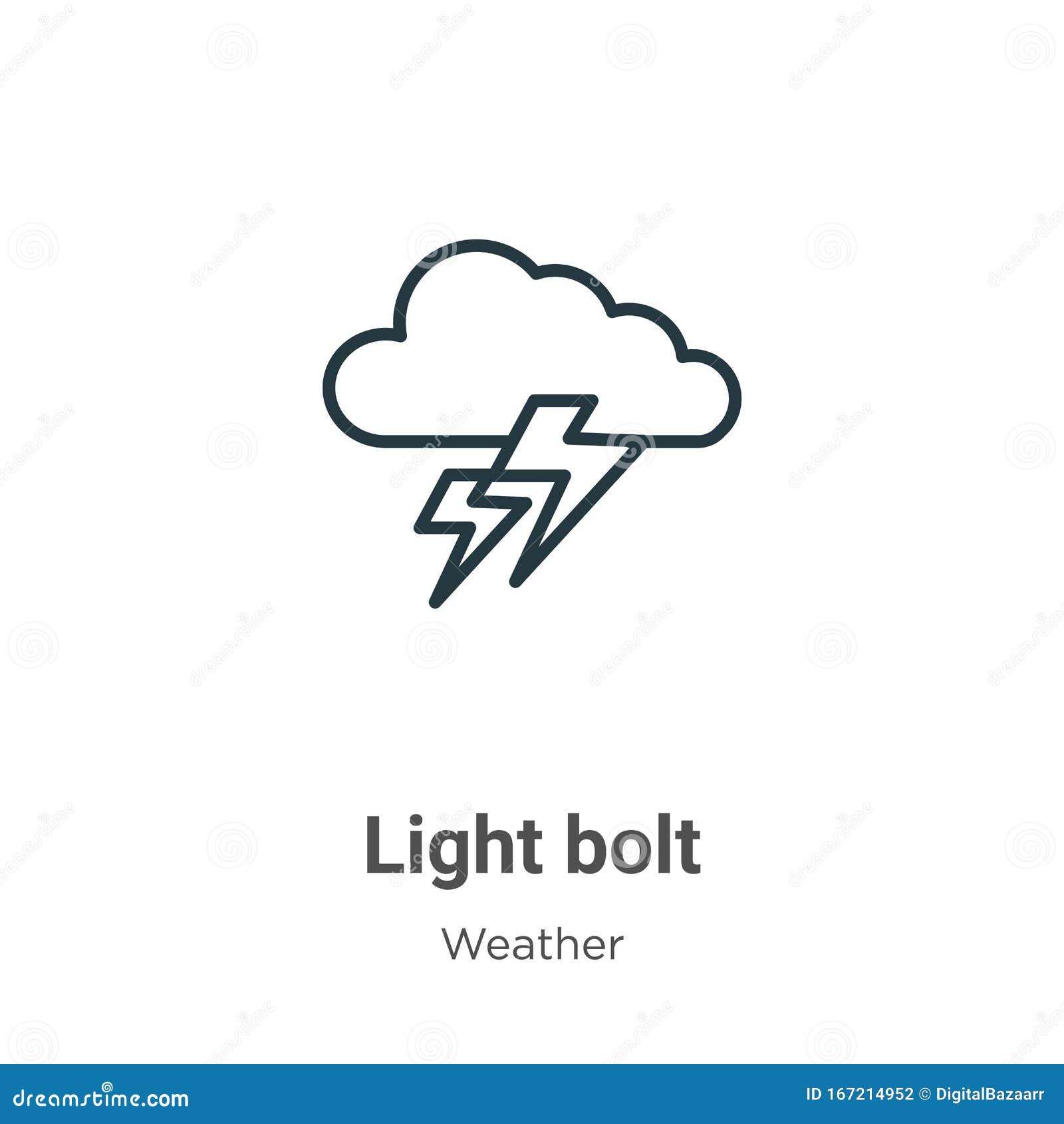 Bolt With Nut. Outline Drawing Vector Illustration | CartoonDealer.com ...