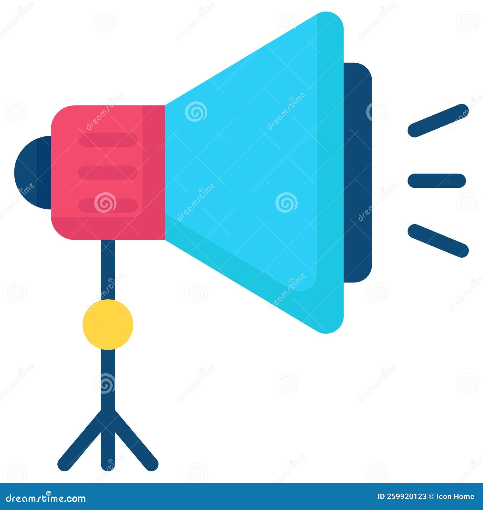 Light Box Flat Icon , Photography and Digital Art Flat Vector Icon ...