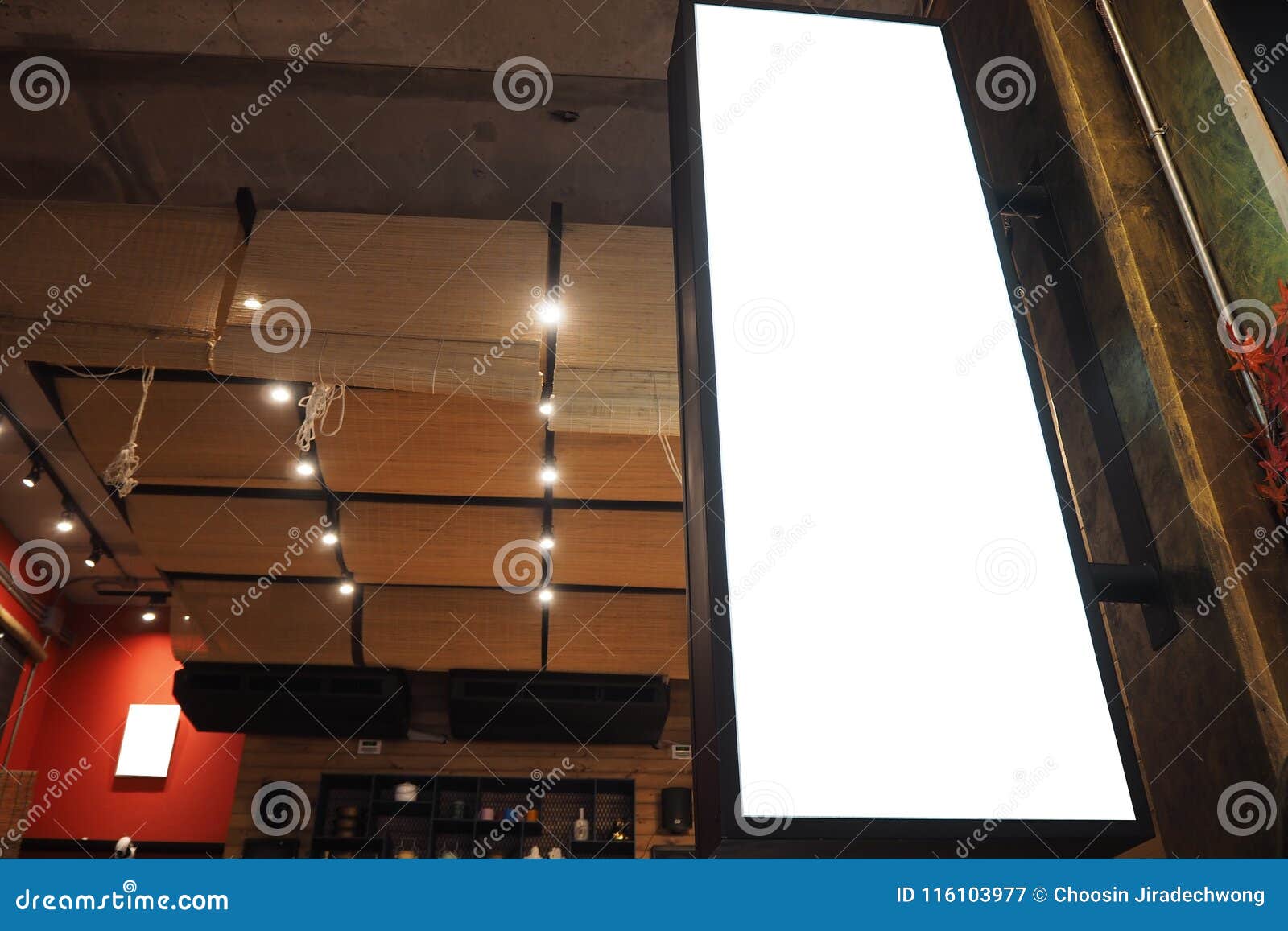 The Light Box in the Shopping Mall Stock Image - Image of business ...