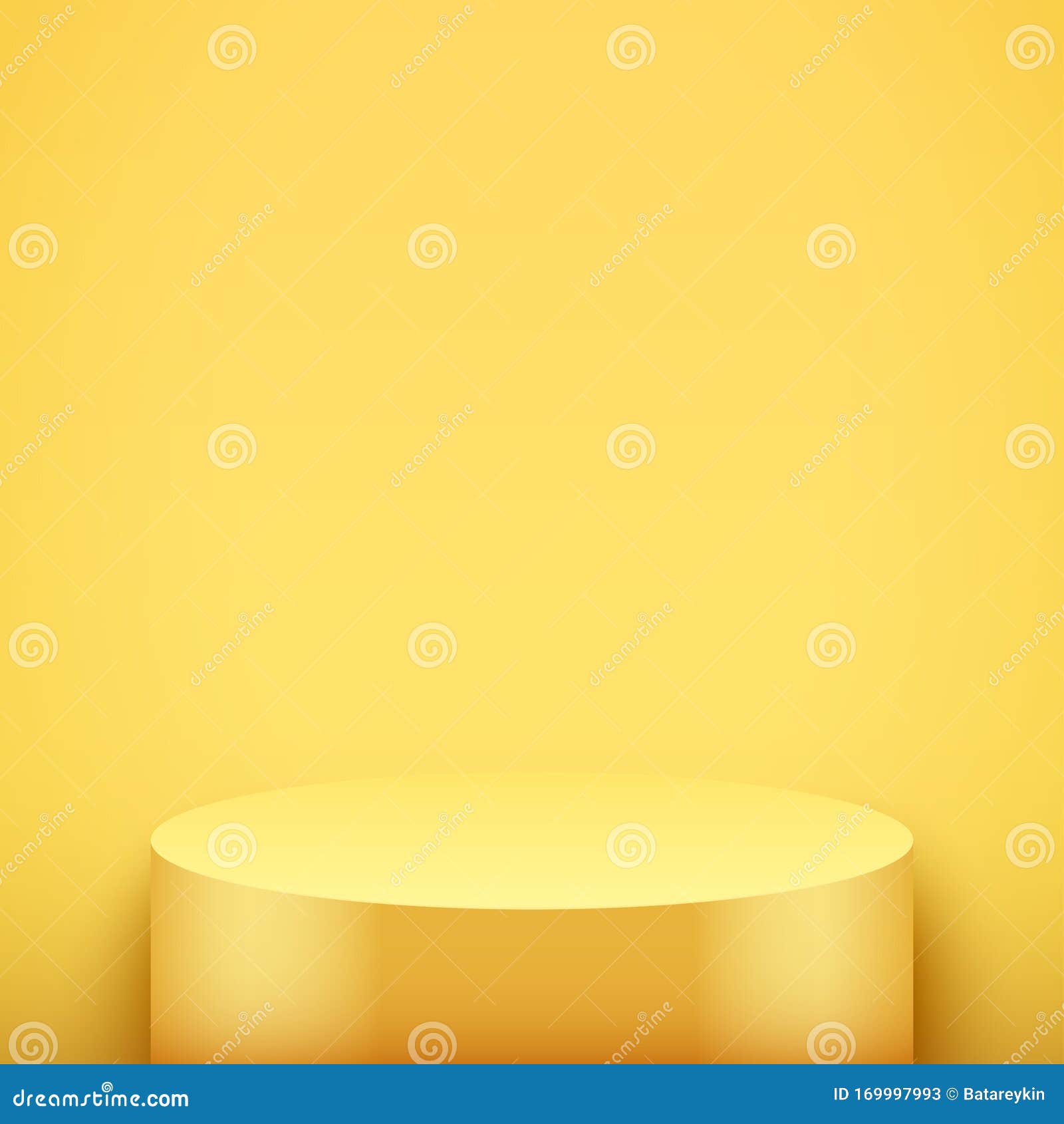 Yellow Presentation podium stock vector. Illustration of display ...