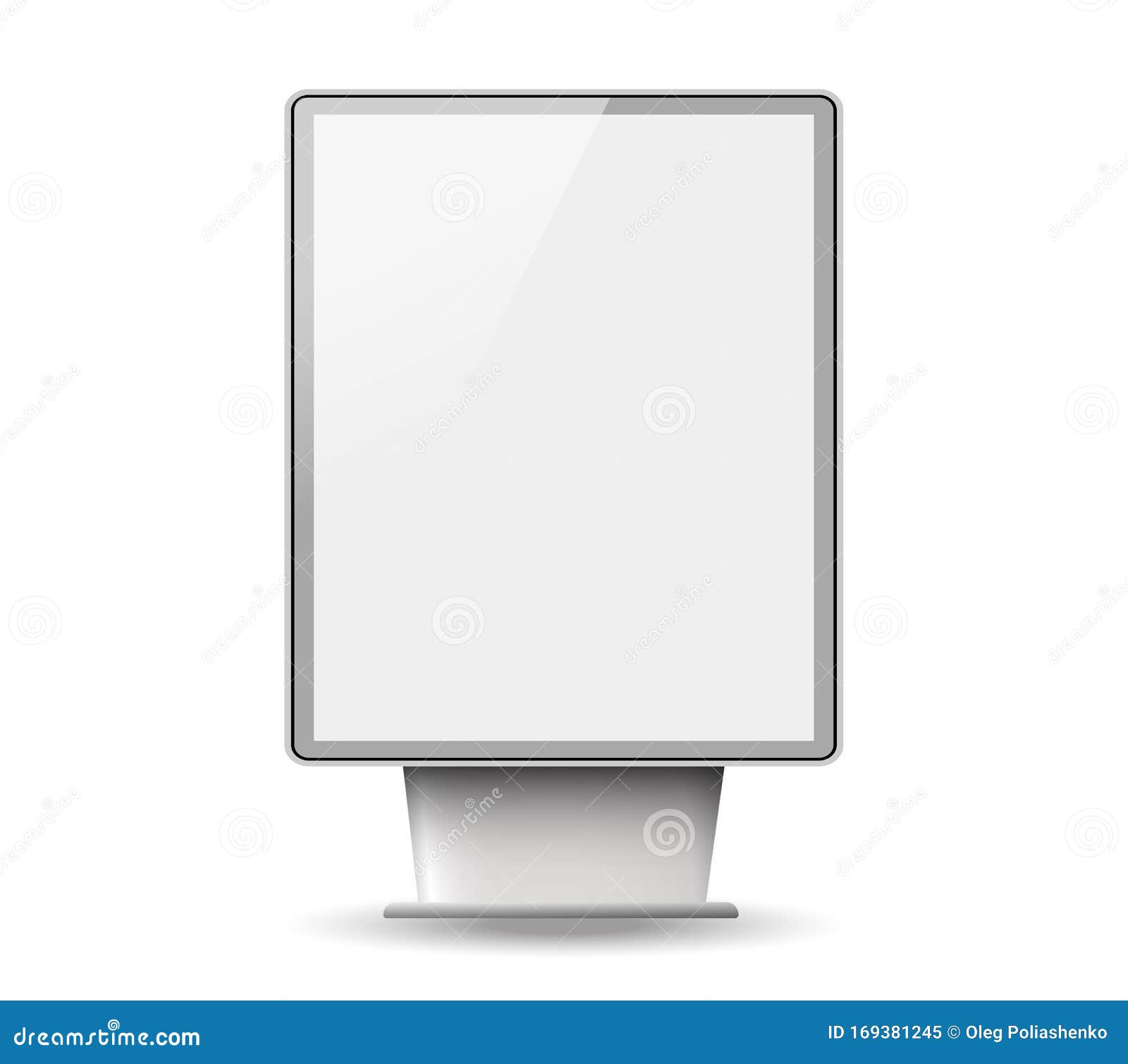 Realistic vector light box stock vector. Illustration of isolated ...
