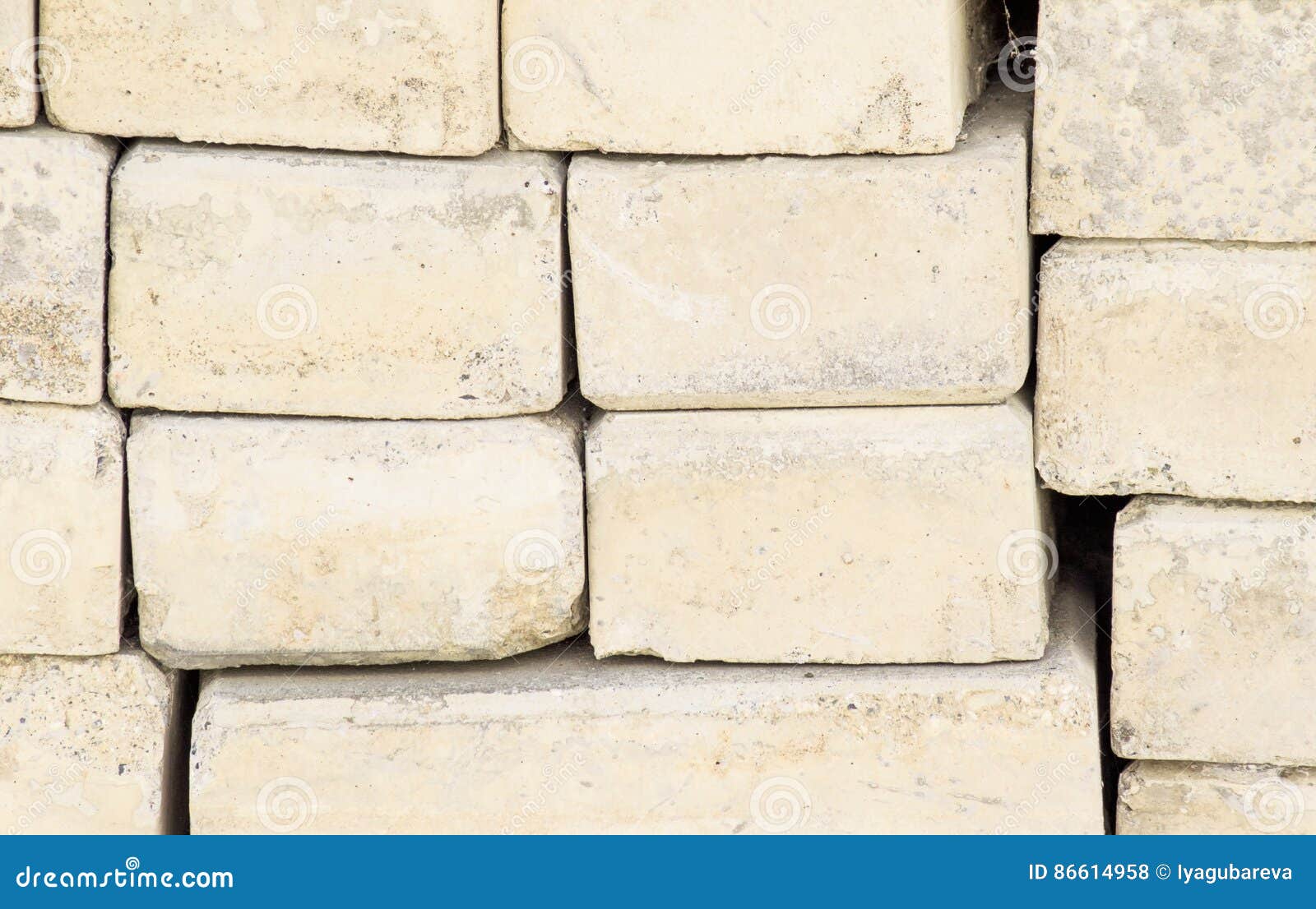 Light Brick with Concrete Background Stock Photo - Image of light ...
