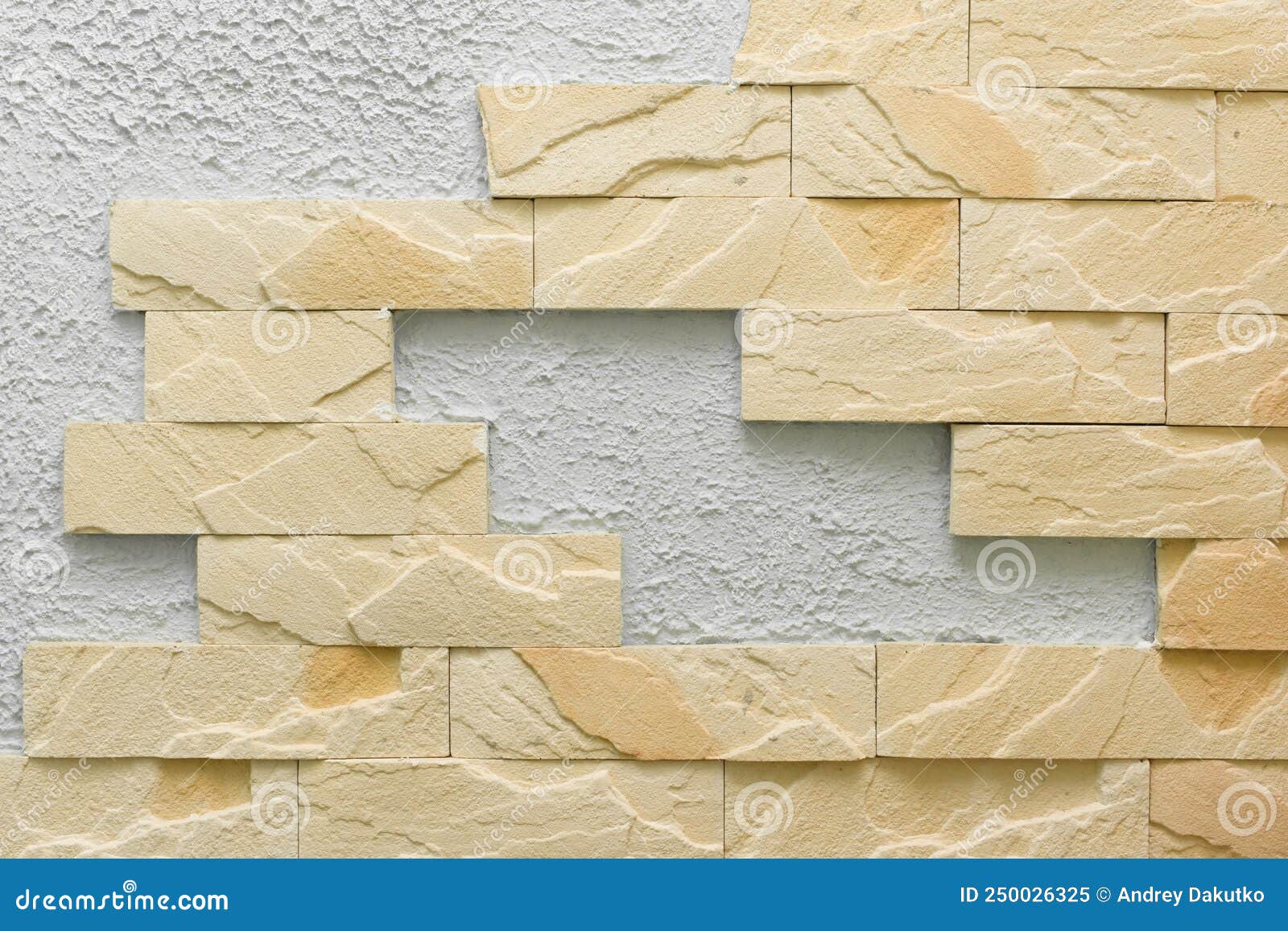 Light Brick Element Fragment Abstract Interior Design Wall Pattern Sand ...
