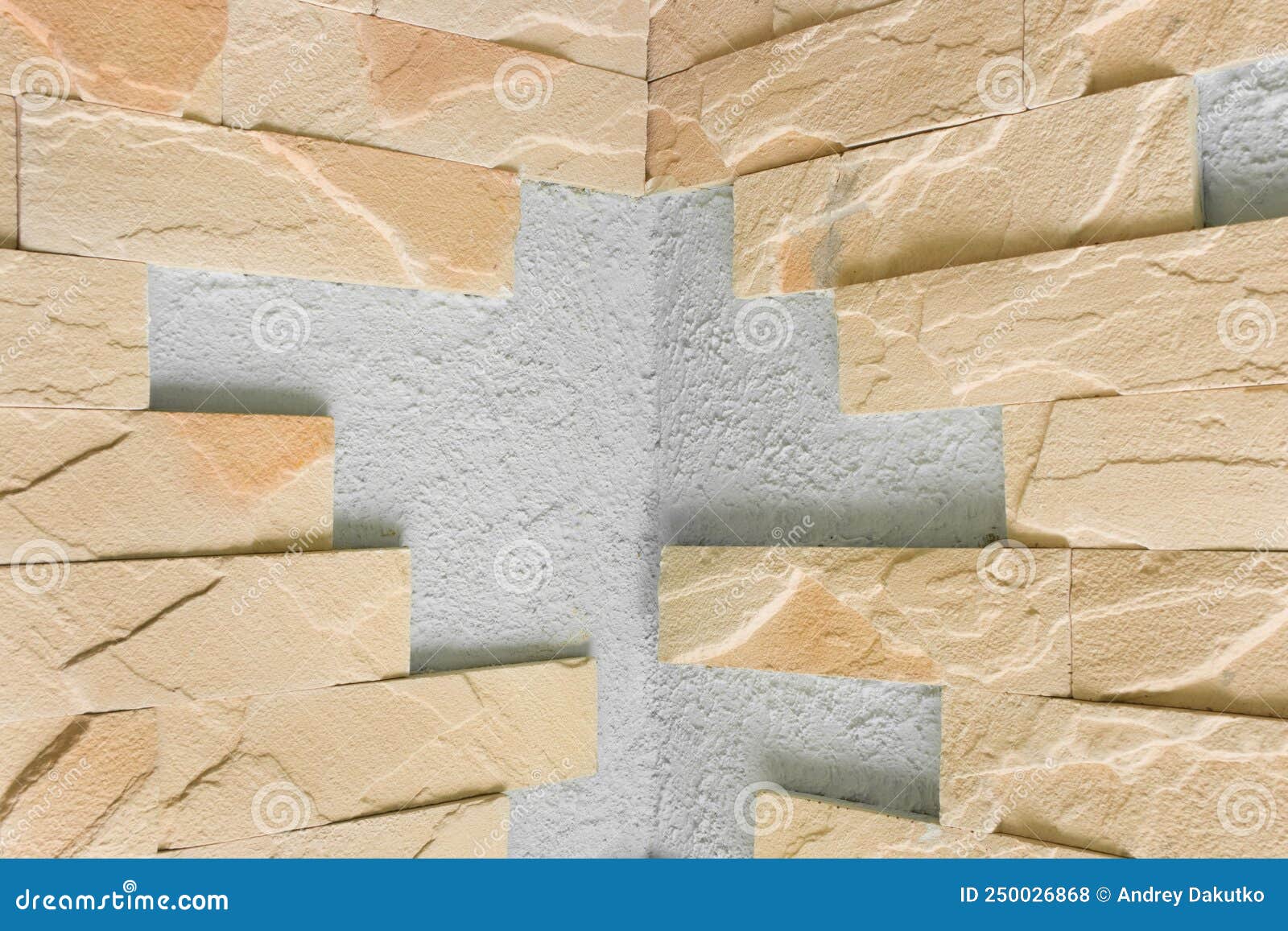 Light Brick Element Fragment Abstract Interior Design Wall Pattern Sand ...