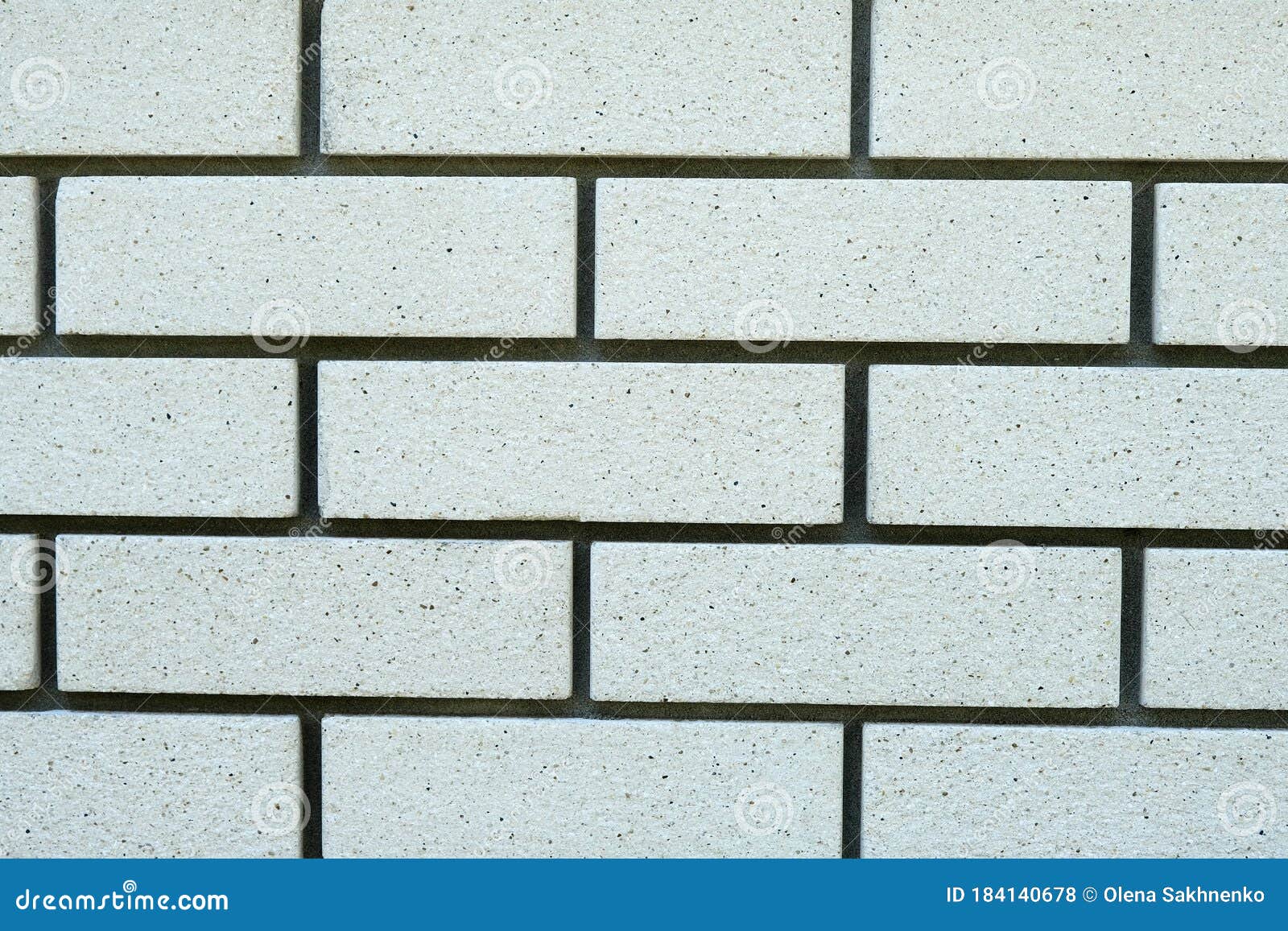 Light Brick Wall For Background Or Texture Stock Photo - Image of many ...