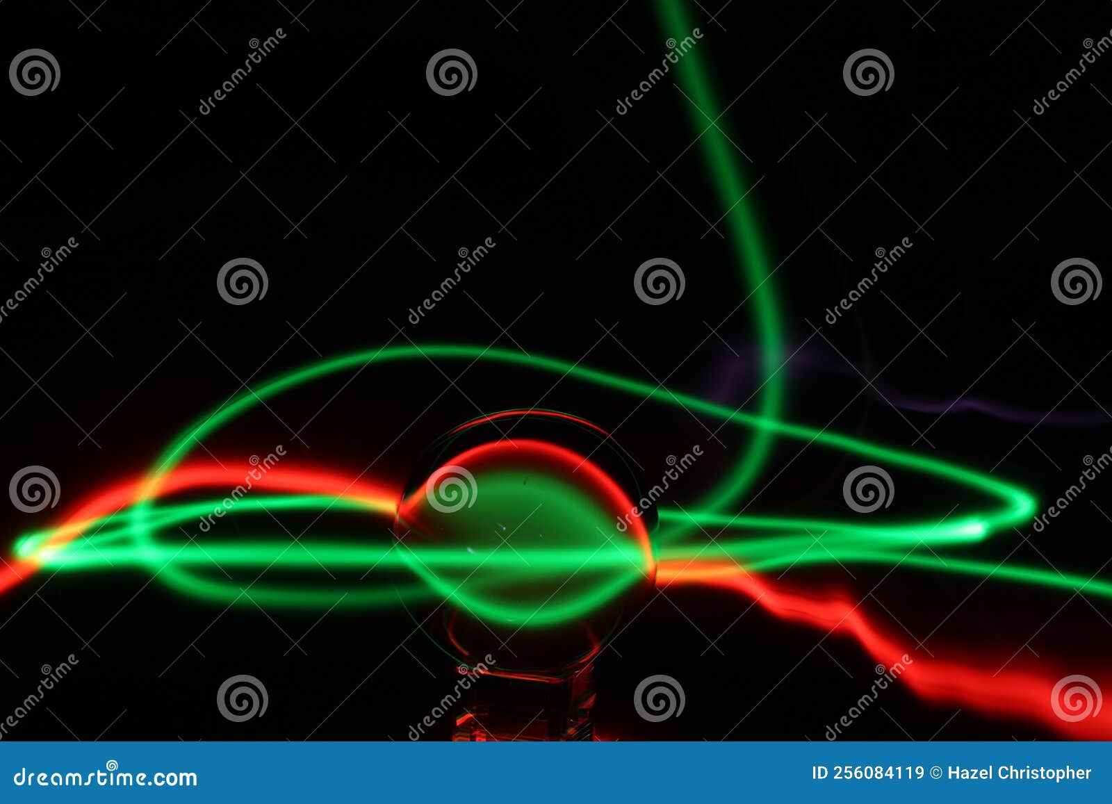 A Light Bright Abstract Image Using Light Painting Stock Image - Image ...