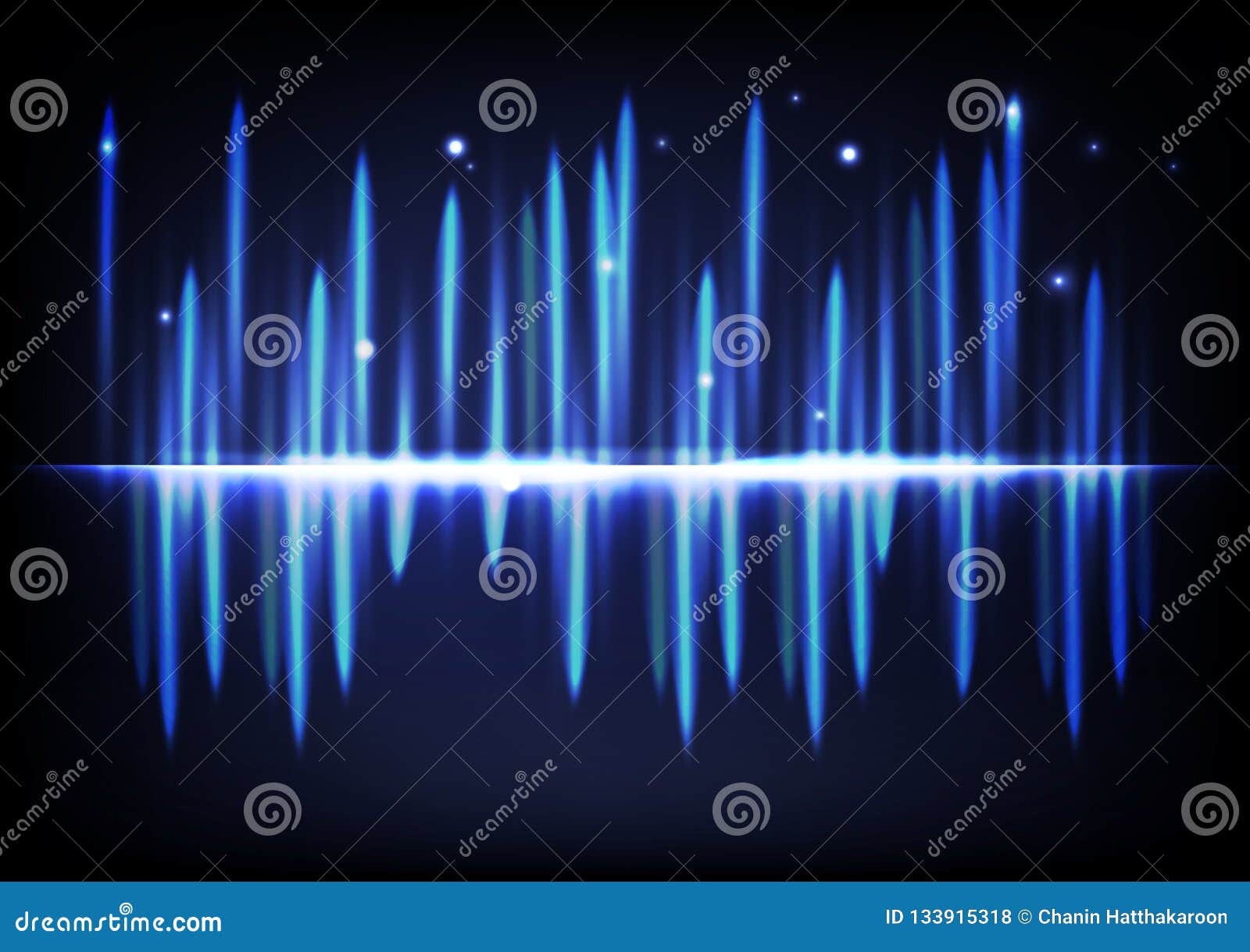 Light Bright Glowing Effect Abstract Background Music Volume Equalizer ...