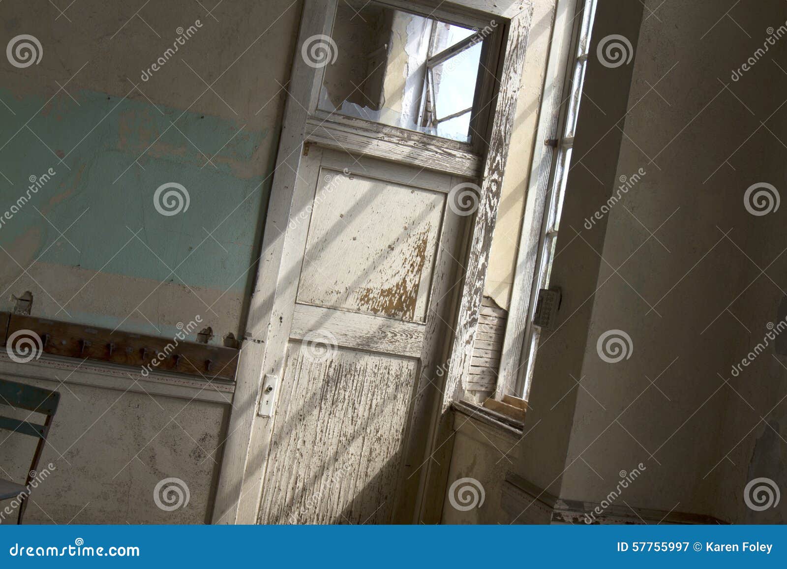 Light in broken window stock image. Image of dilapidated - 57755997