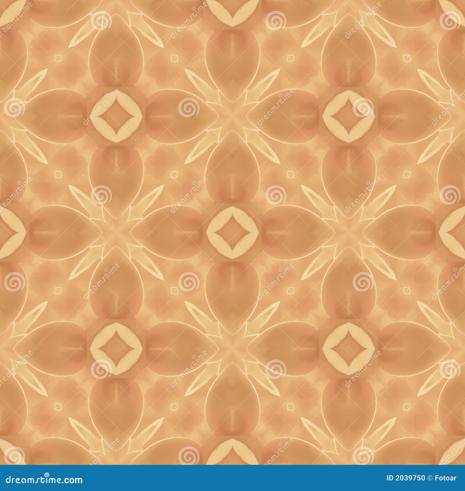 Light Brown Abstract Seamless Repeat Pattern Stock Illustration