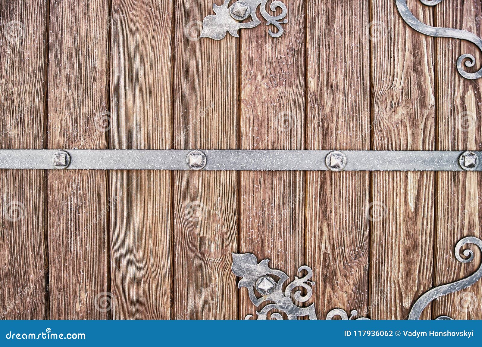 Light Brown Boards with Beautiful Structure and Elements of Decorative ...