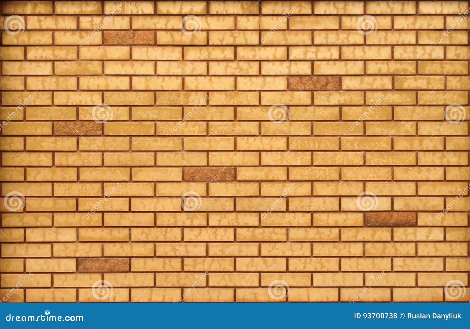 Light Brown Brick Wall Background. Brown Brick Wall Texture Stock Photo ...