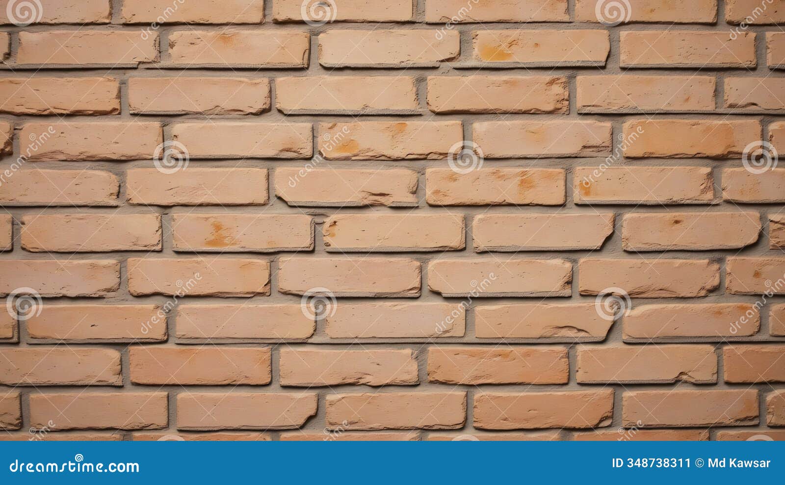 Light Brown Brick Wall Texture, Seamless Background for Design Projects ...