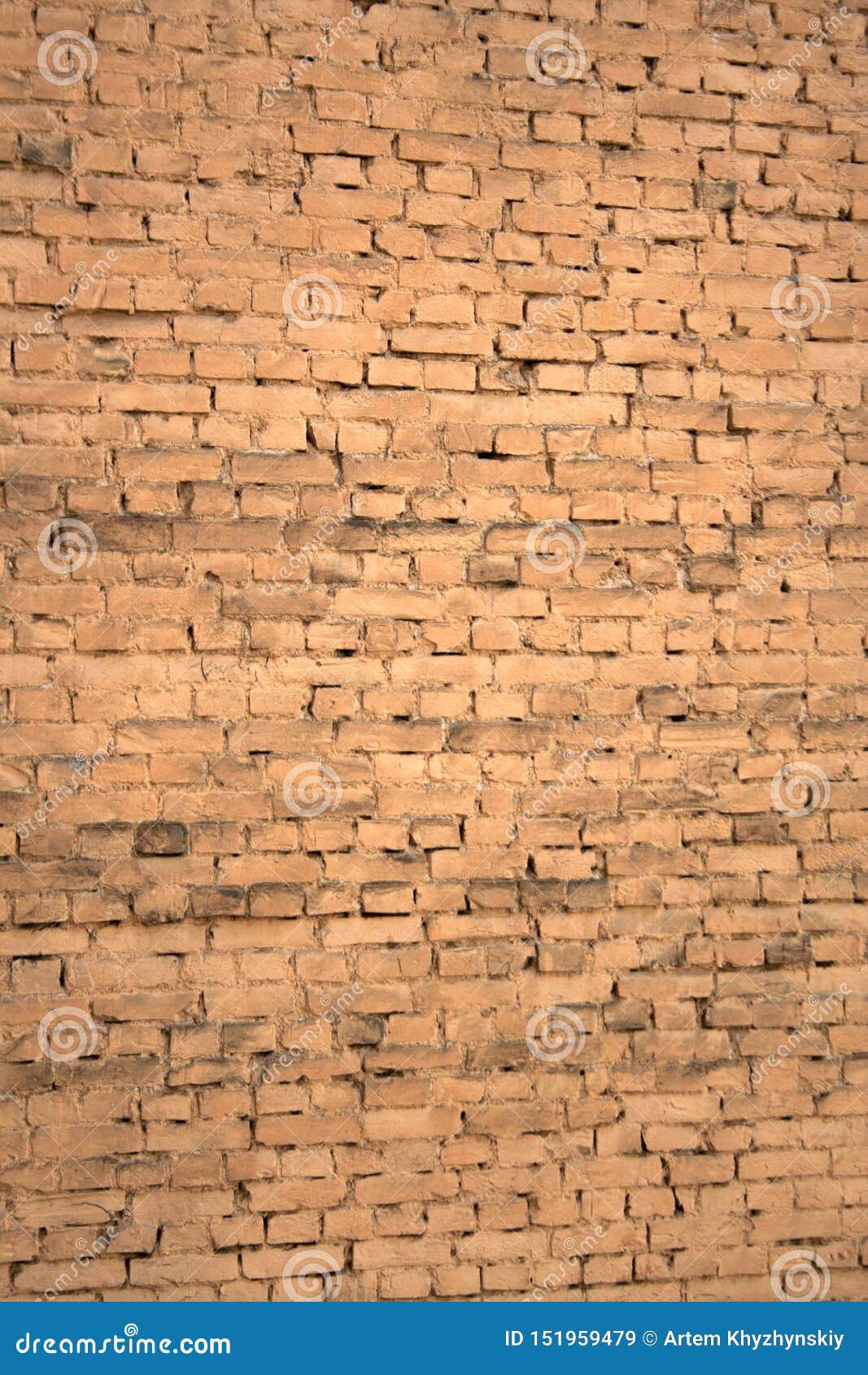 Light Brown Bricks Wall Detail Stock Image - Image of bricks, exterior ...
