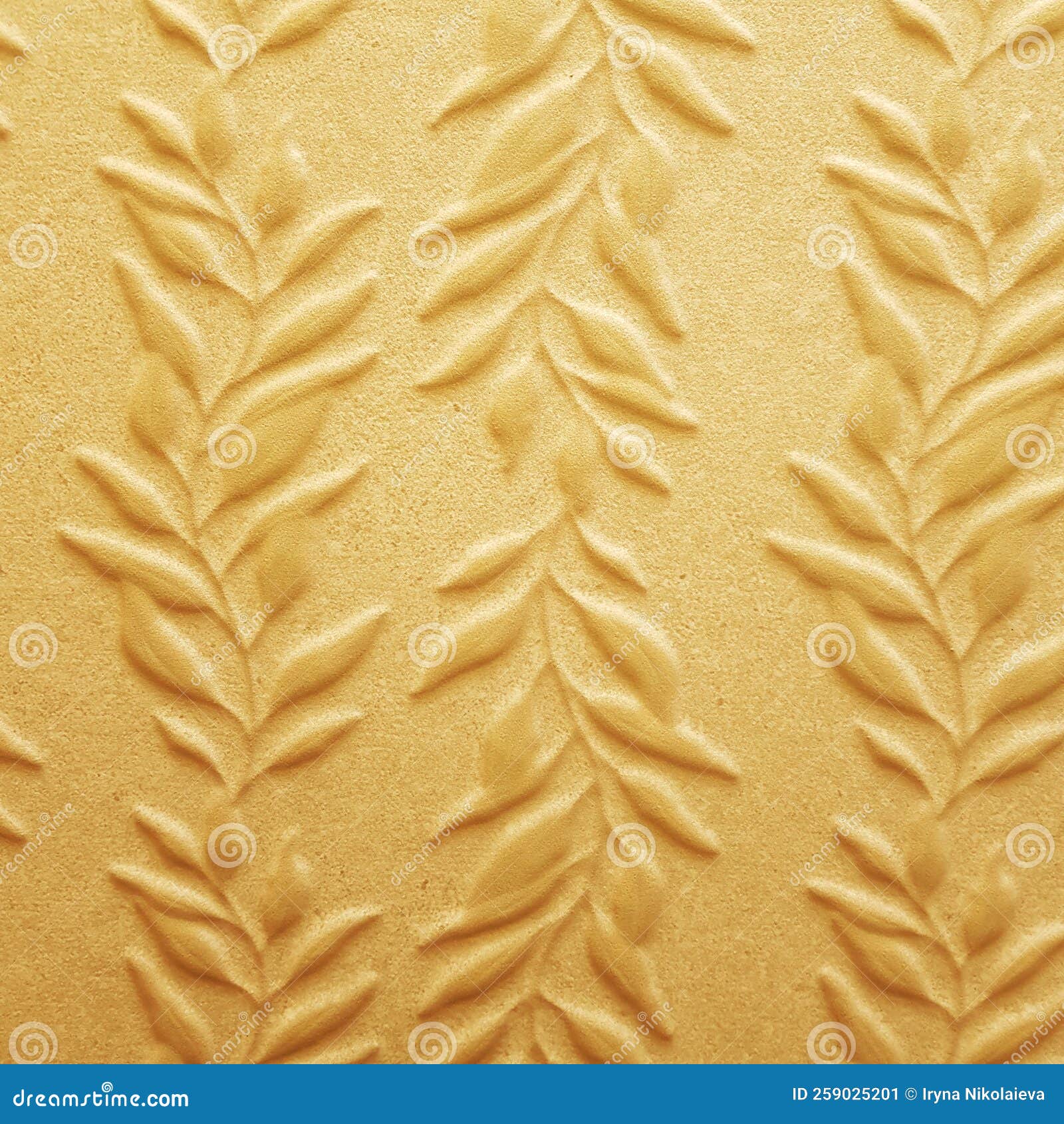 Light Brown Ceramic Tile with Leaves Pattern for Wall Decoration ...