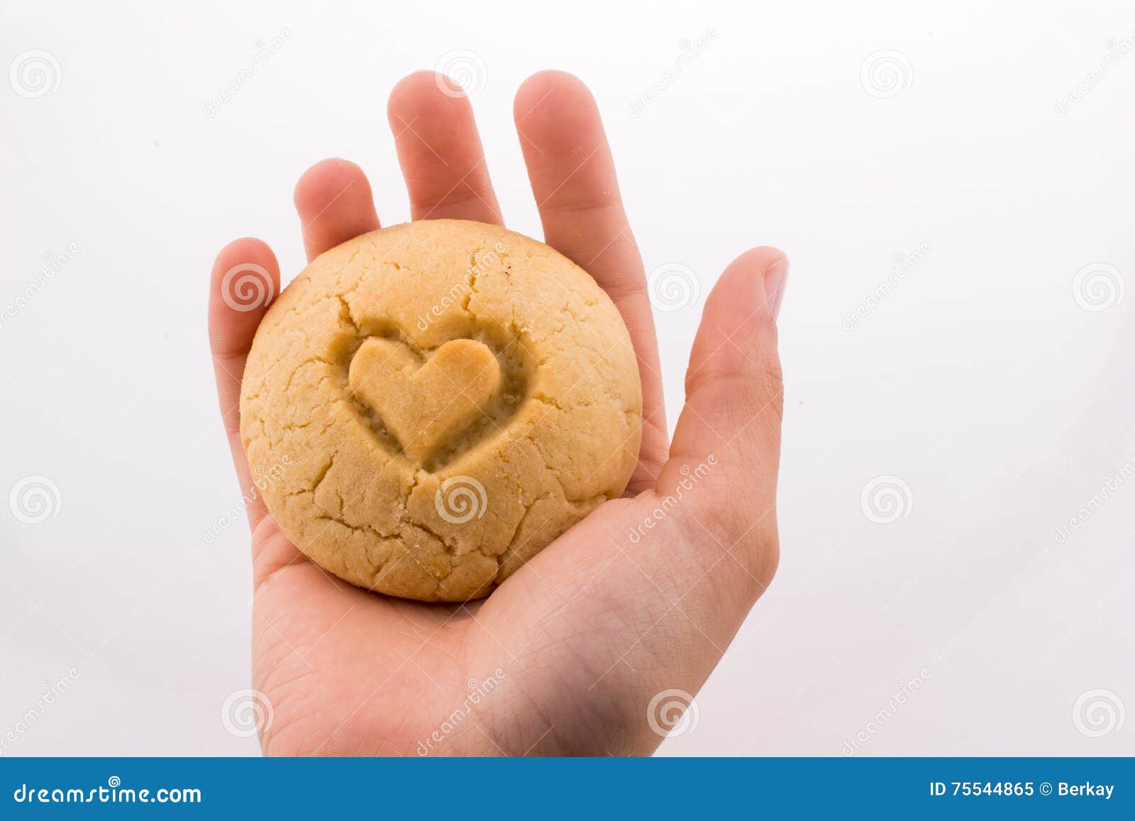 Light brown cookie stock image. Image of calories, crumbs - 75544865