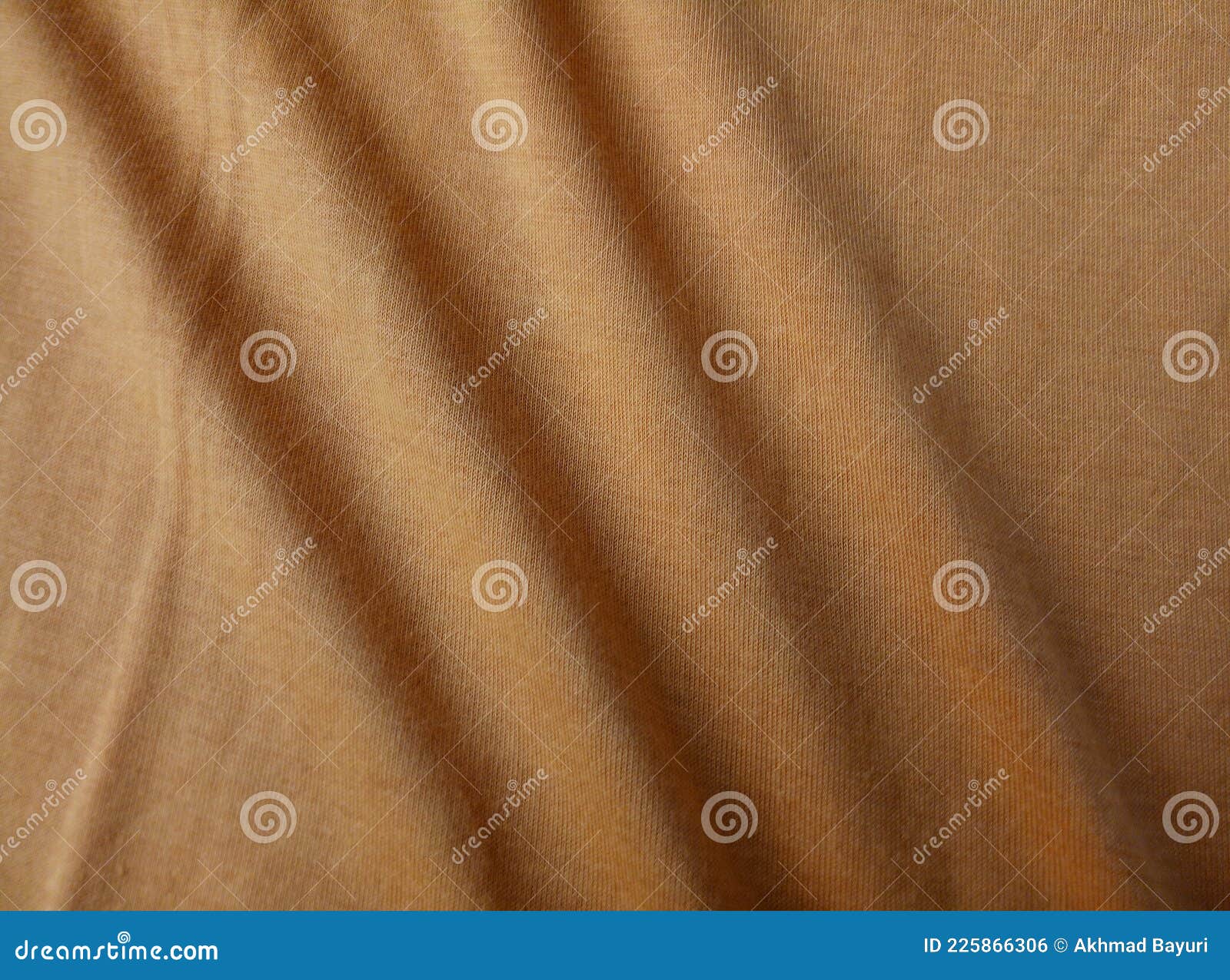 Light Brown Cotton Fabric Background with Wavy Surface Texture Stock ...