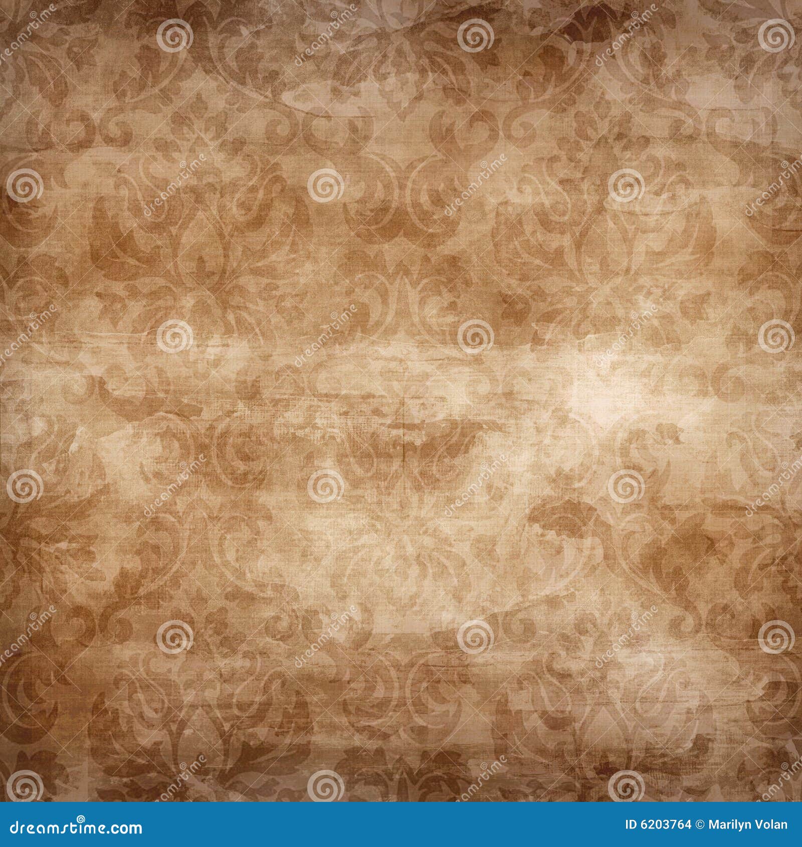 Light Brown Damask Seamless Stock Illustration - Illustration of ...