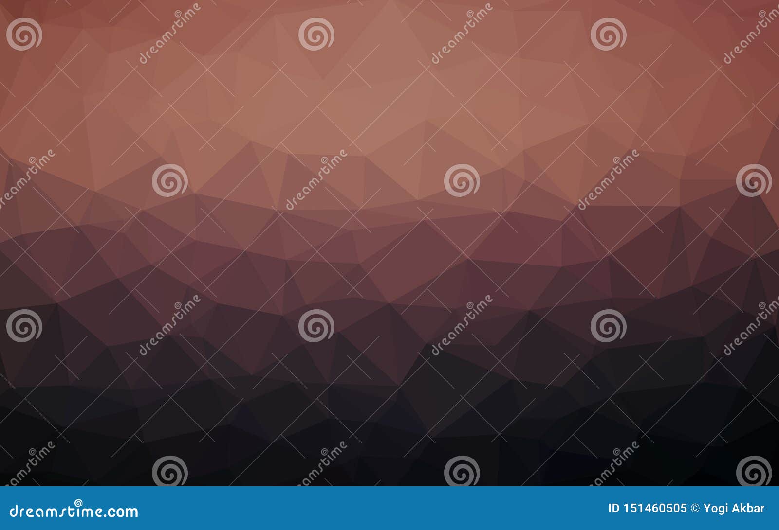 Light Brown Dark Vector Low Poly Crystal Background. Polygon Design ...