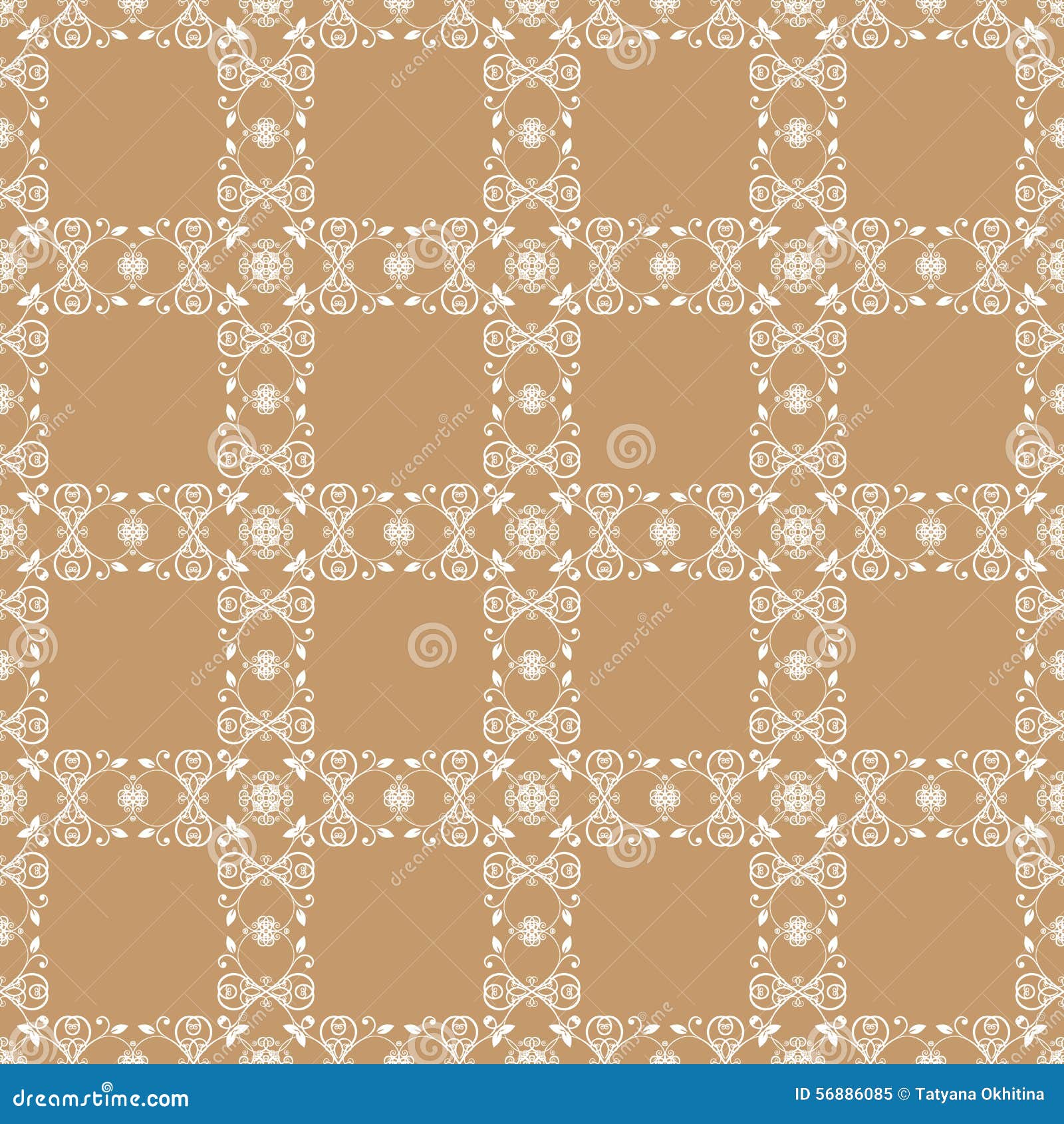 Light Brown Seamless Pattern Stock Vector - Illustration of brown ...