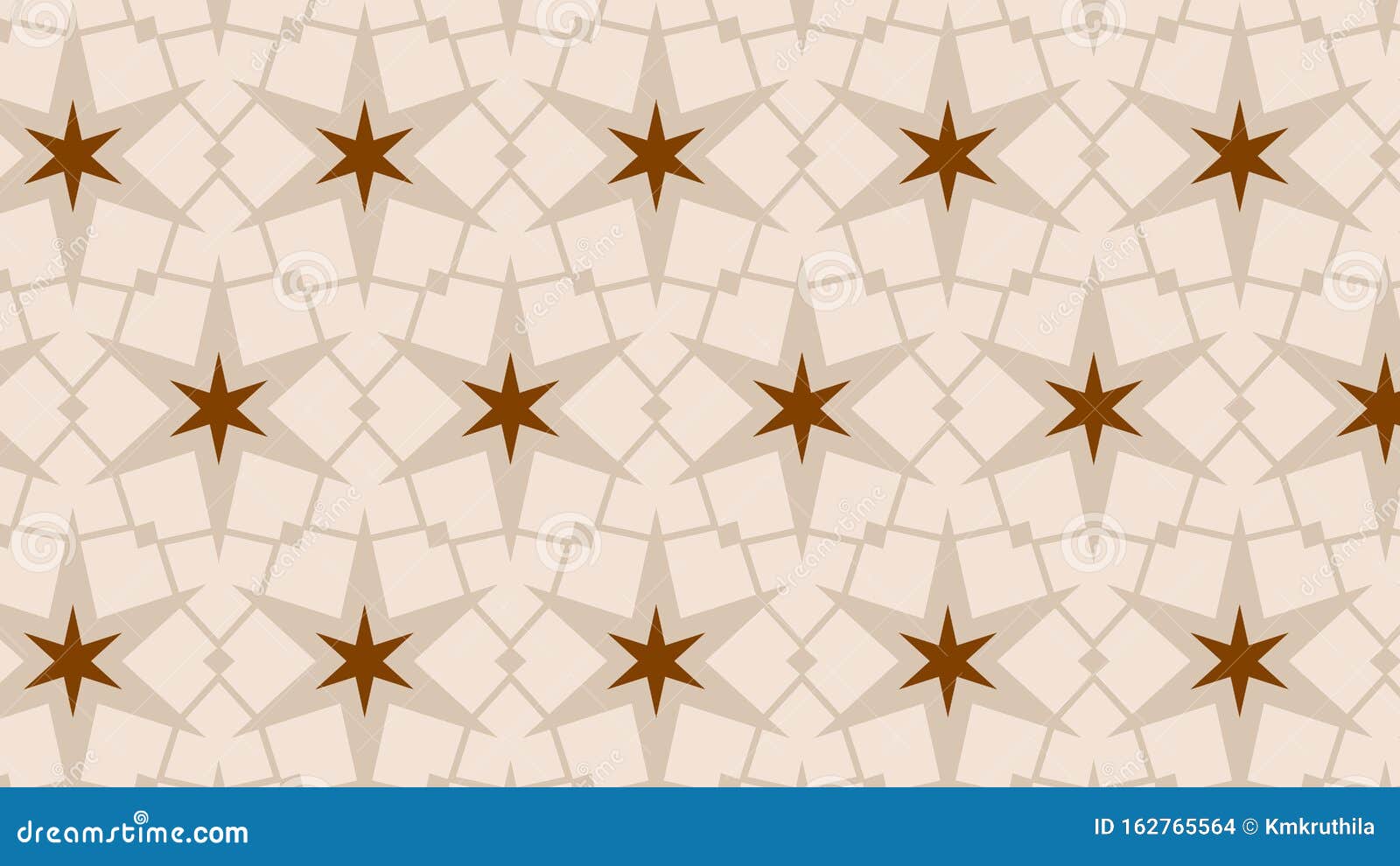 Light Brown Stars Pattern Background Vector Image Stock Vector ...