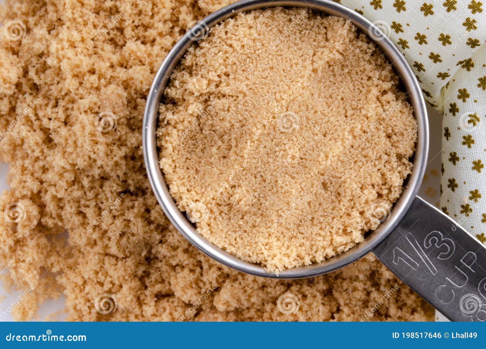 Light Brown Sugar on Tabletop Stock Photo - Image of sweet, close ...