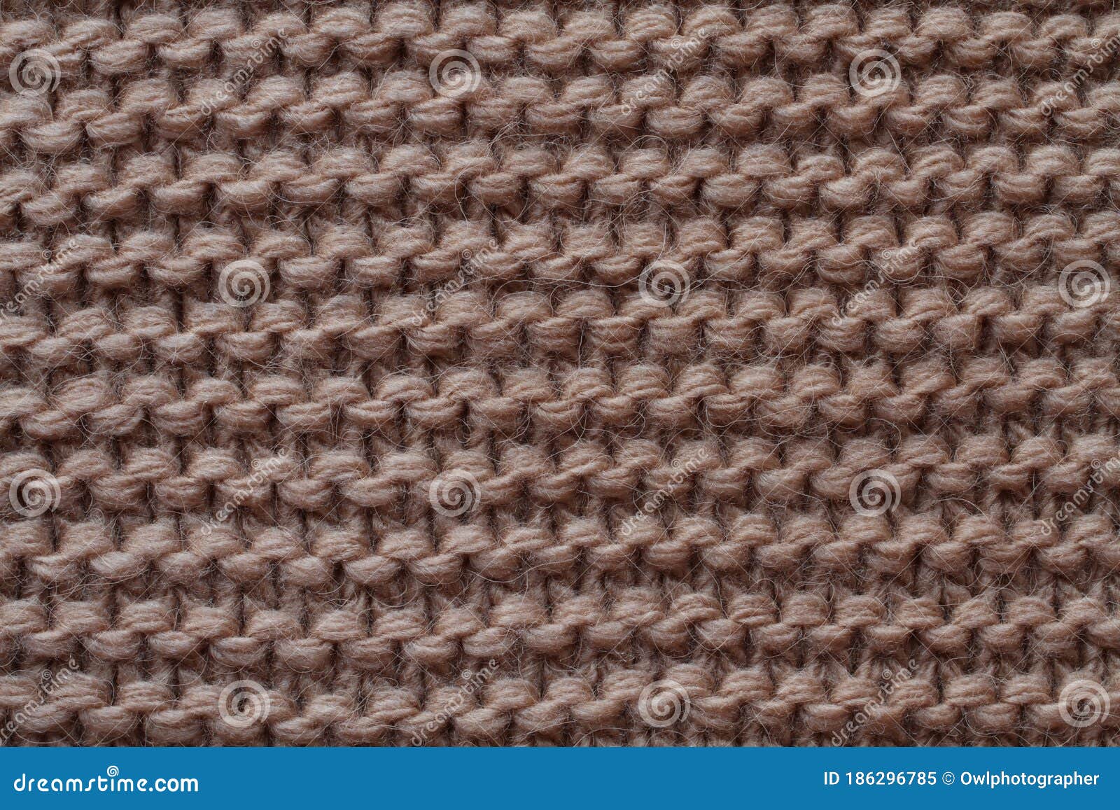 Light Brown Woolen Knitted Fabric Texture. Macro Stock Image - Image of ...