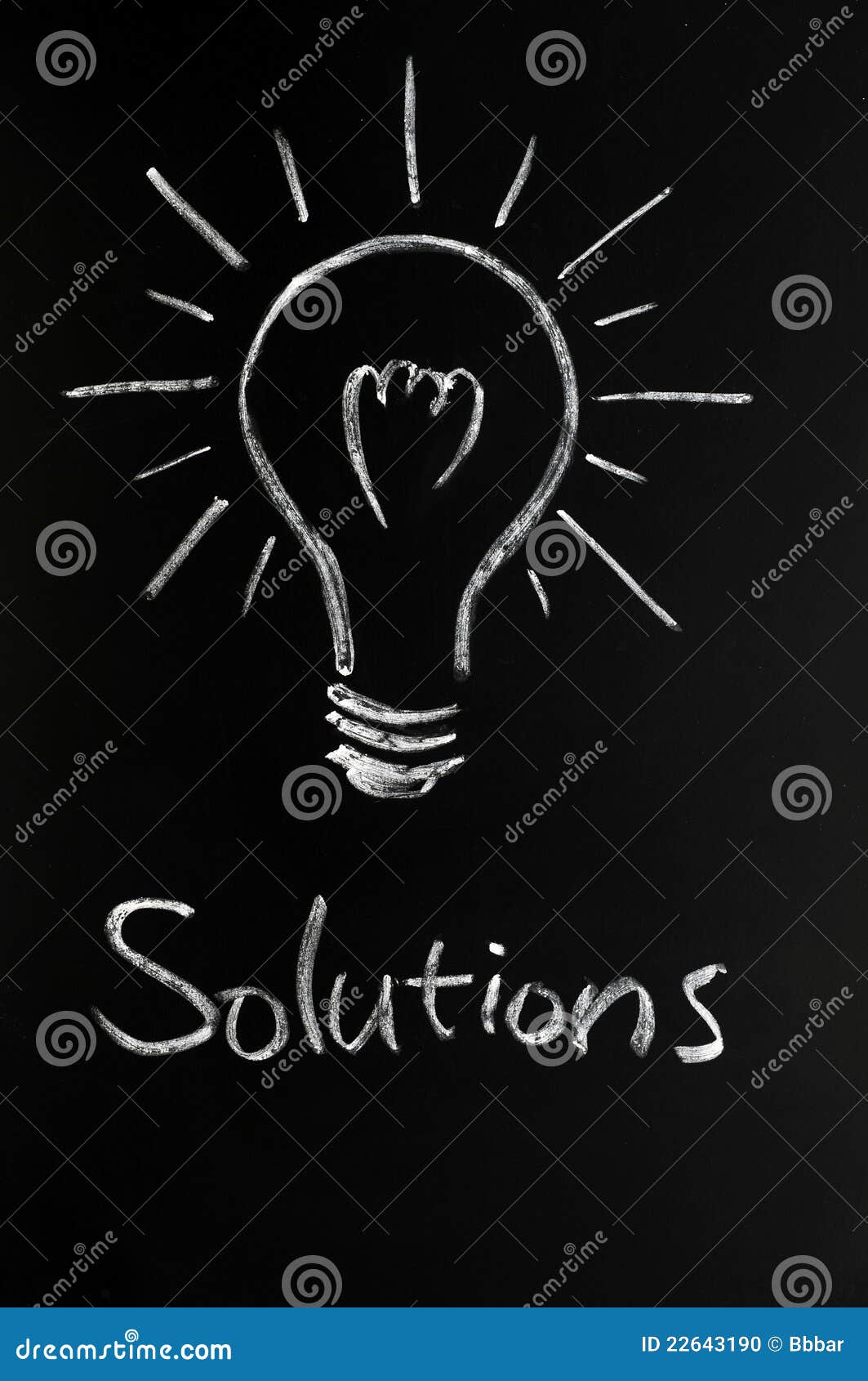Light bulb stock photo. Image of solution, glowing, illuminated - 22643190