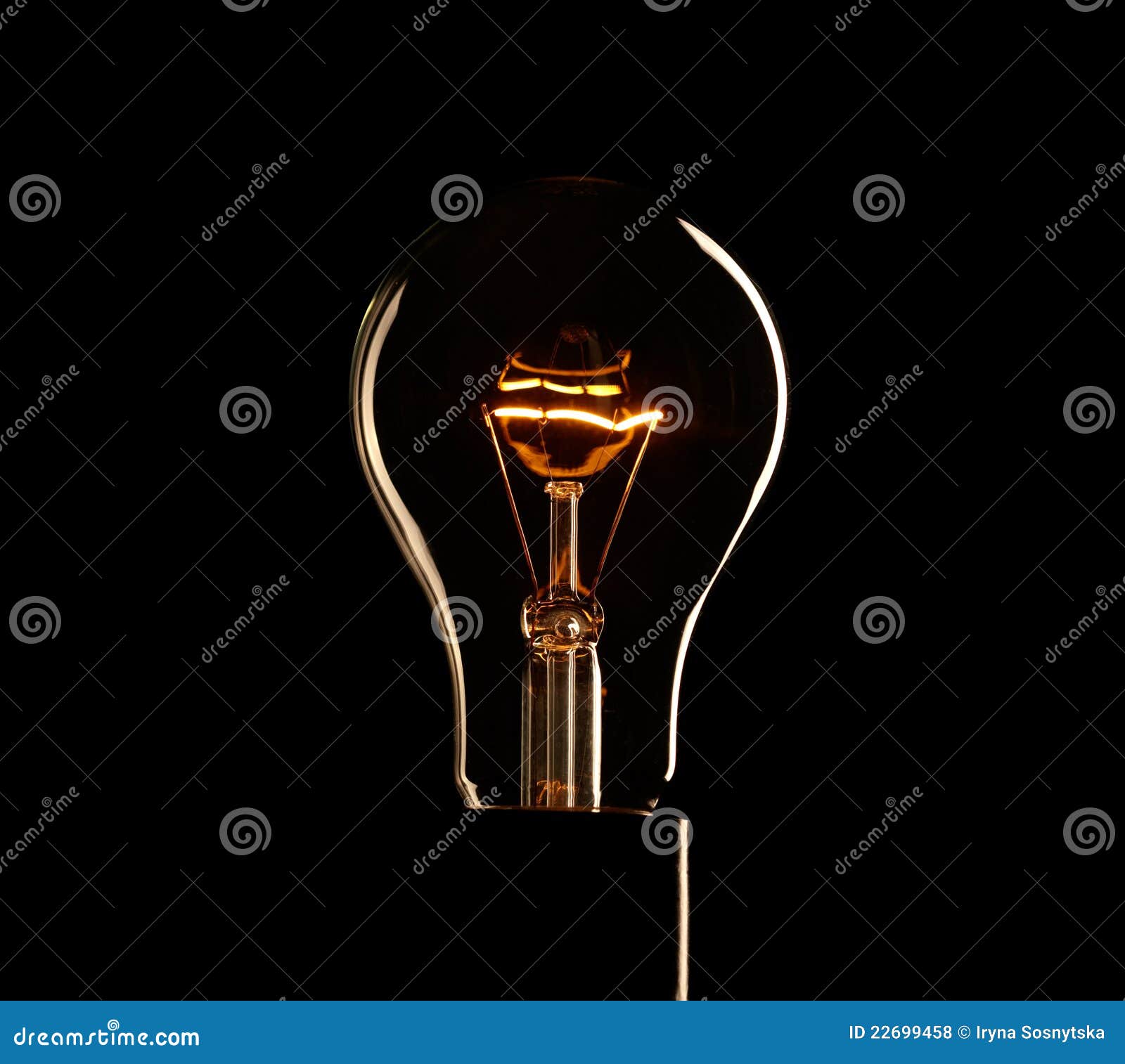 Light bulb stock photo. Image of illuminated, metal, object - 22699458