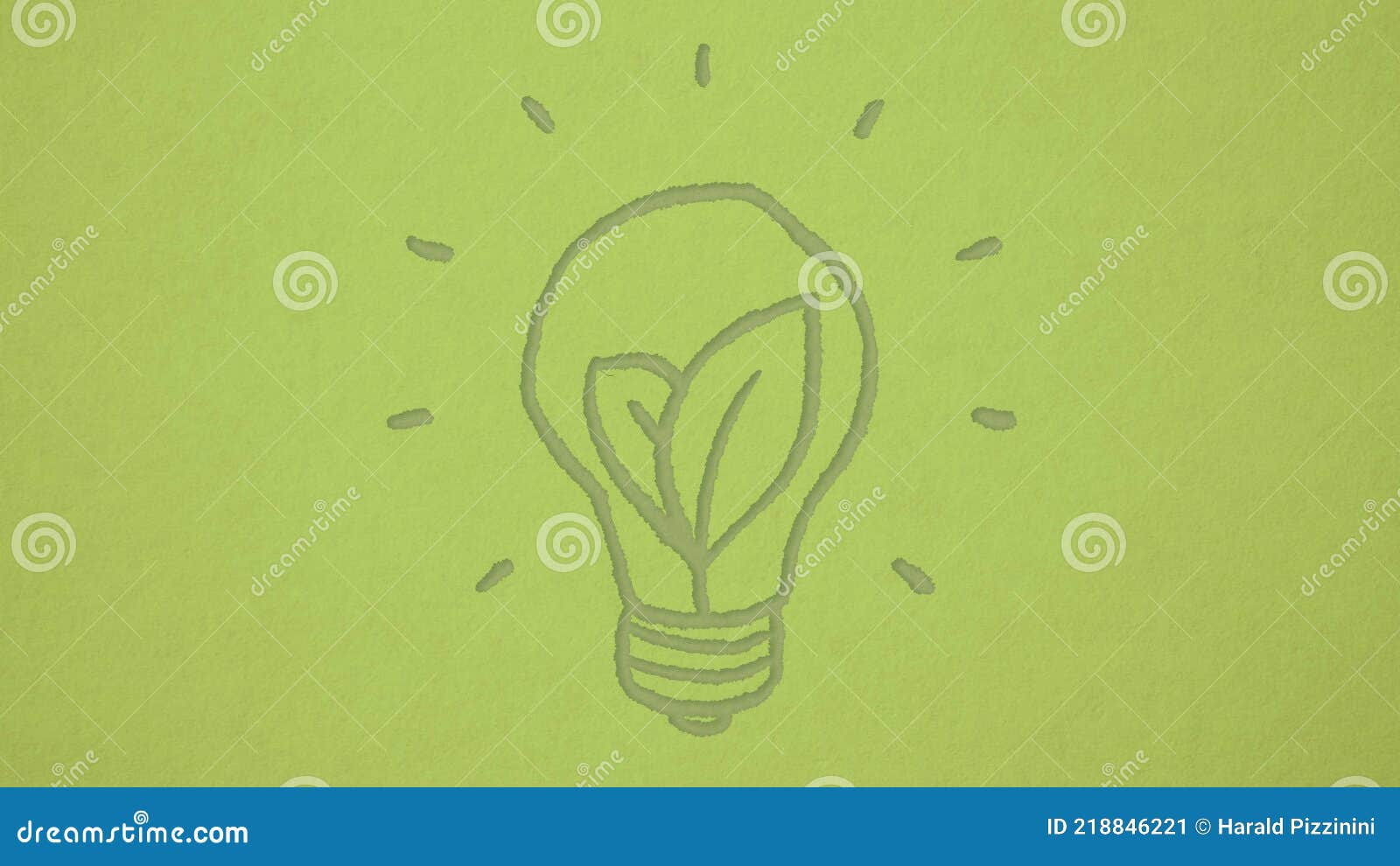 Light Bulb, Animation for Ideas and Eco-sustainable Themes Stock Image ...