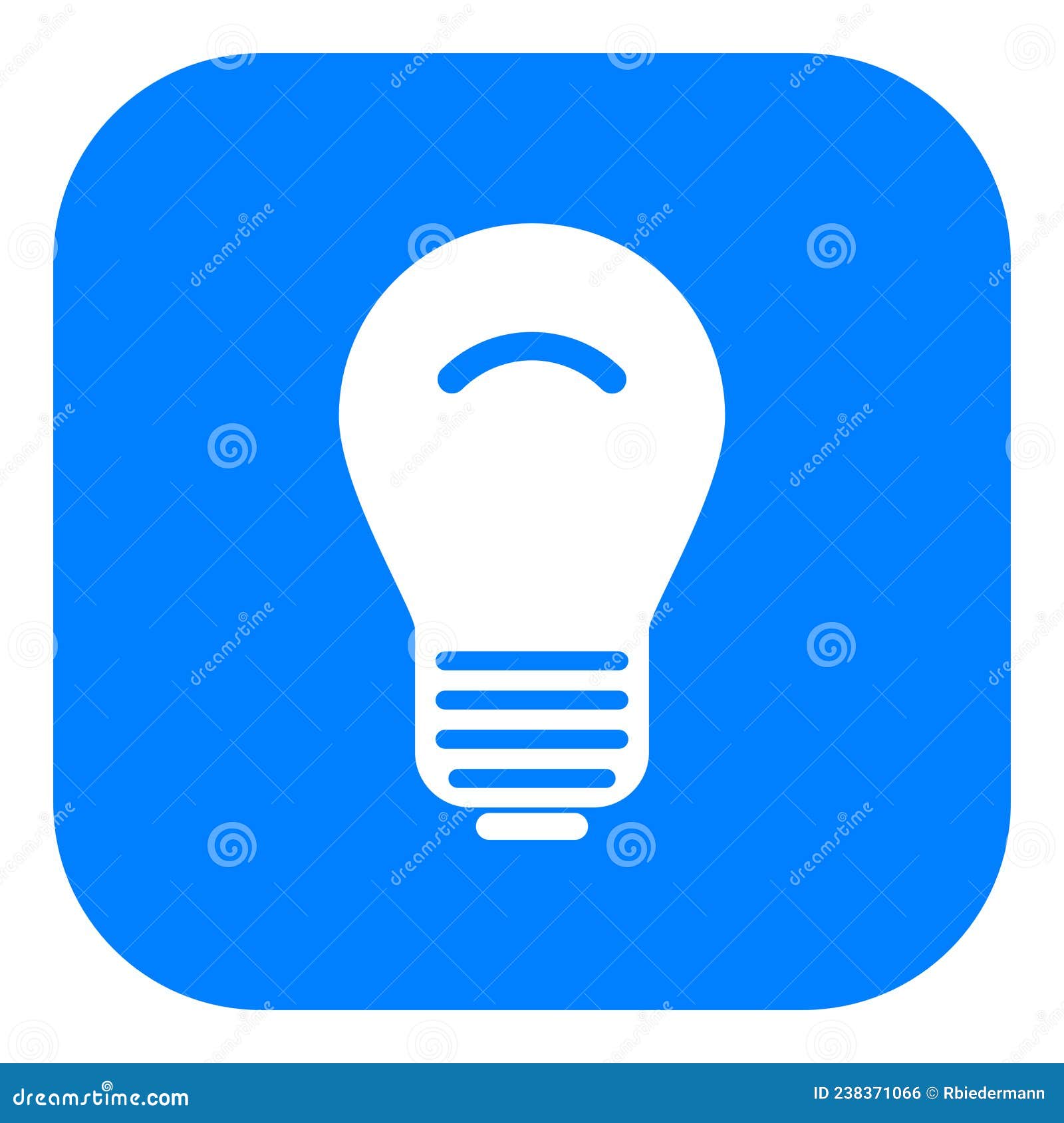 Light bulb and app icon stock vector. Illustration of electricity ...