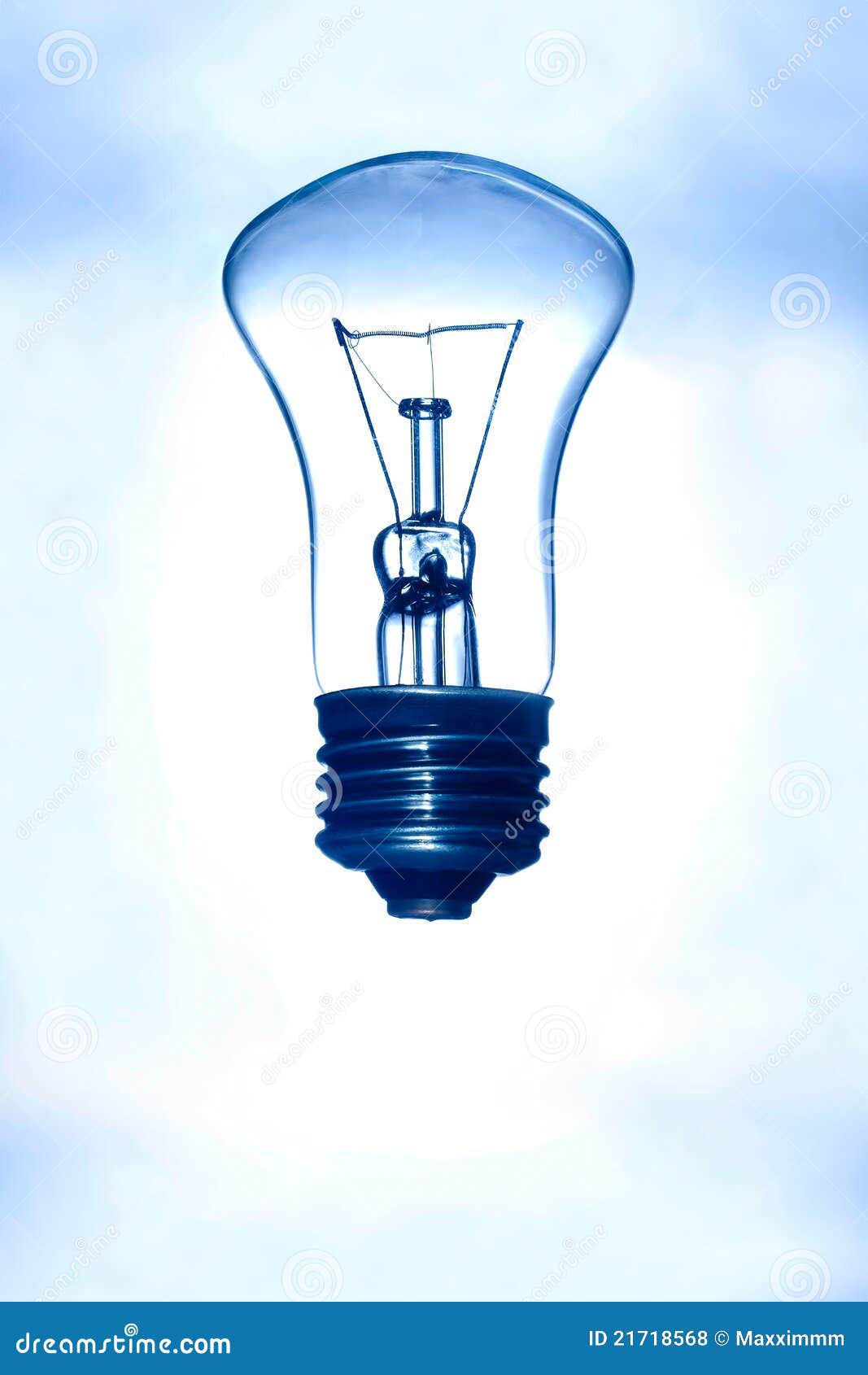 Light bulb on background stock photo. Image of invention - 21718568