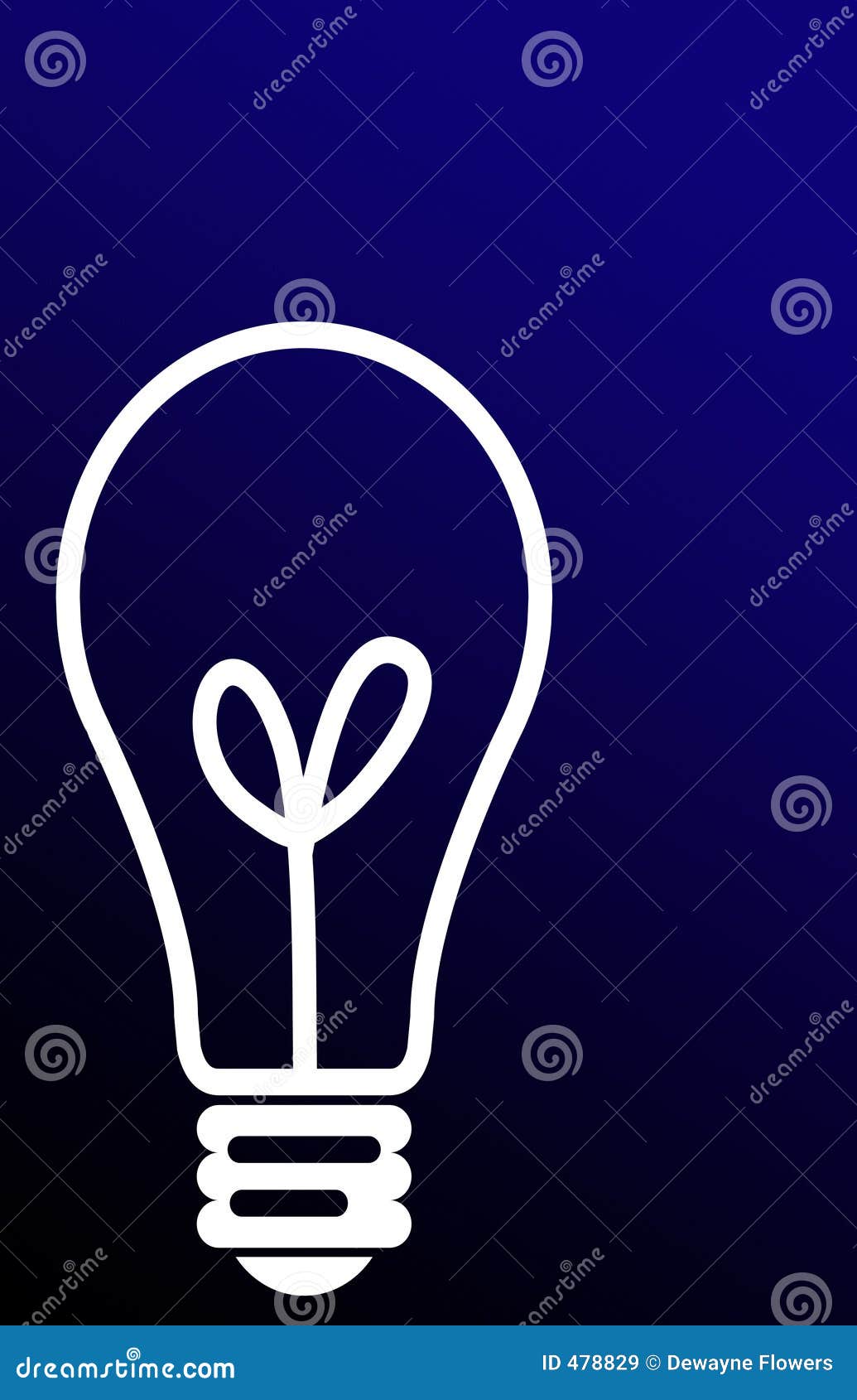 Light Bulb Background stock illustration. Illustration of energy - 478829