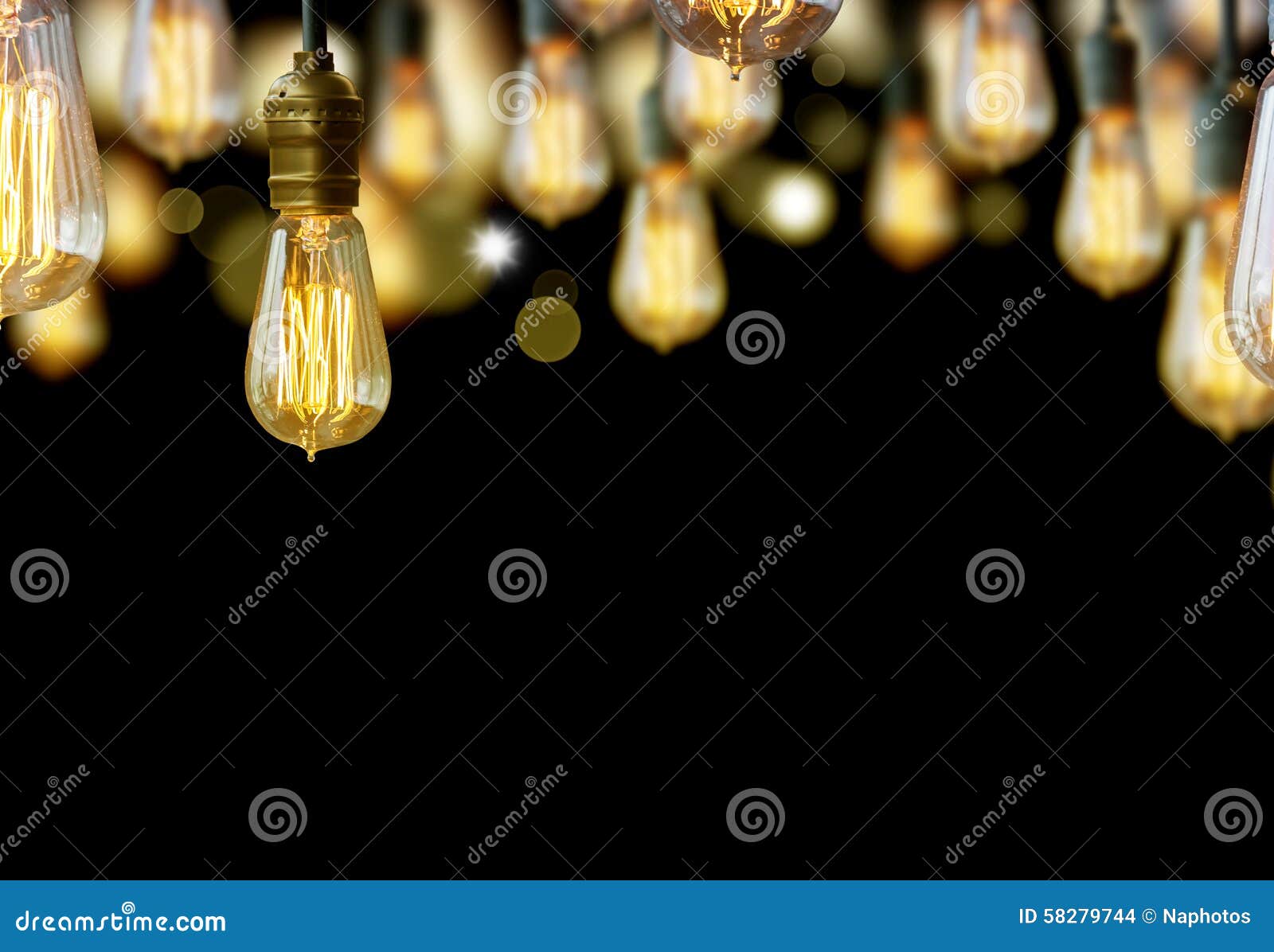 Light bulb background stock photo. Image of design, dark - 58279744