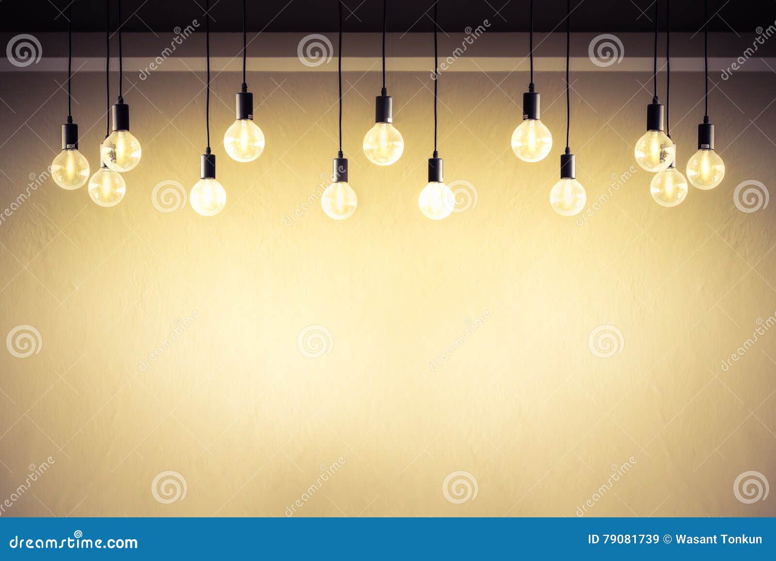 Light bulb with background stock image. Image of element - 79081739
