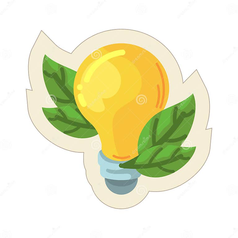 Light bulb badge stock vector. Illustration of light - 273199468